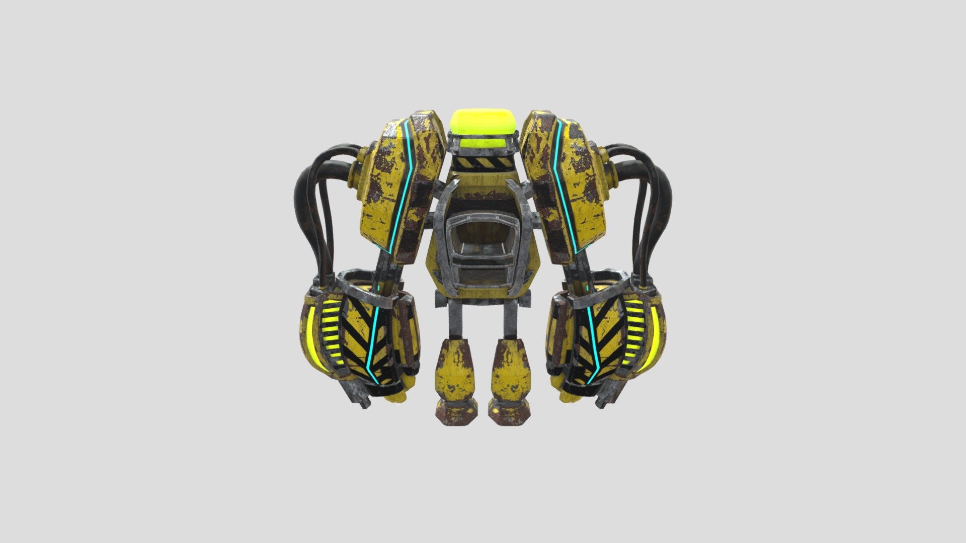 D-BUG Player Mech - 3D model by kirapremack [3390f3f] - Sketchfab