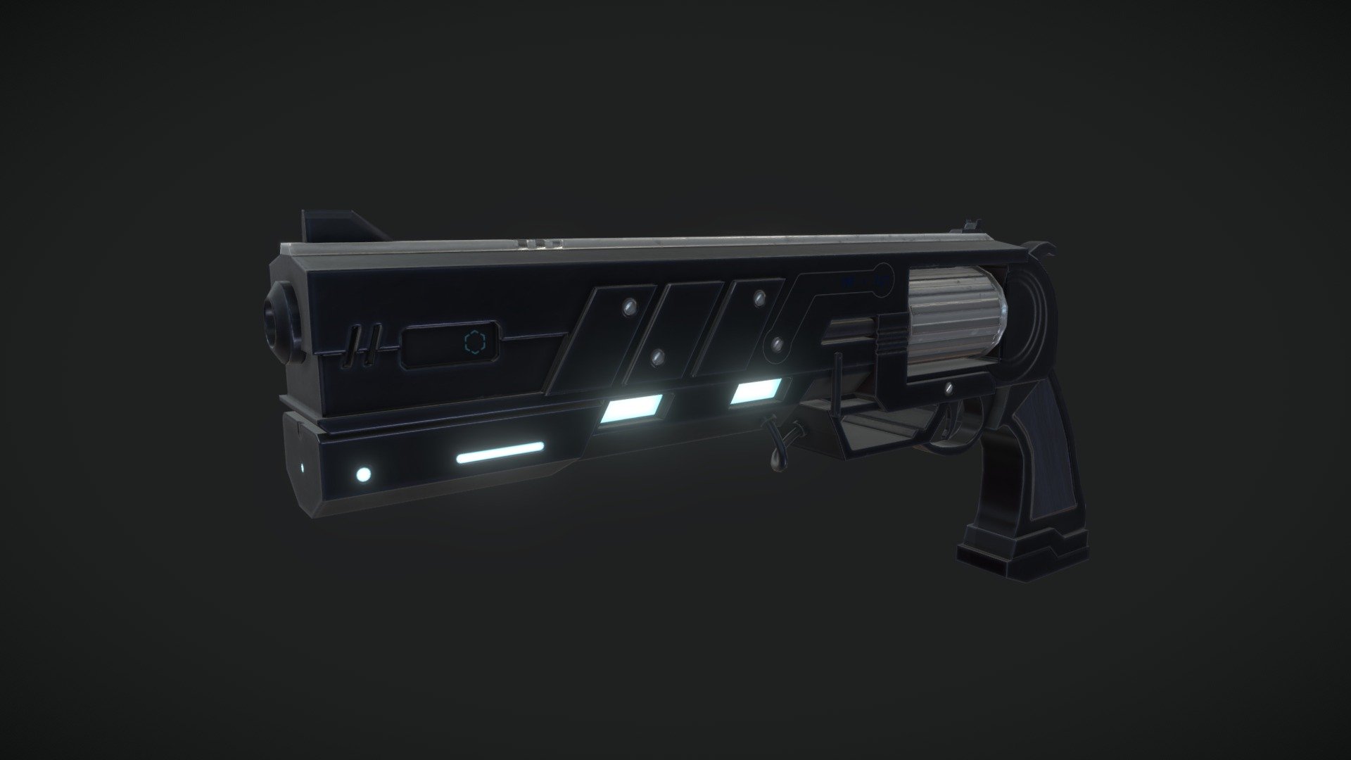 Game ready Stylized revolver - 3D model by Aprolad [33913dd] - Sketchfab