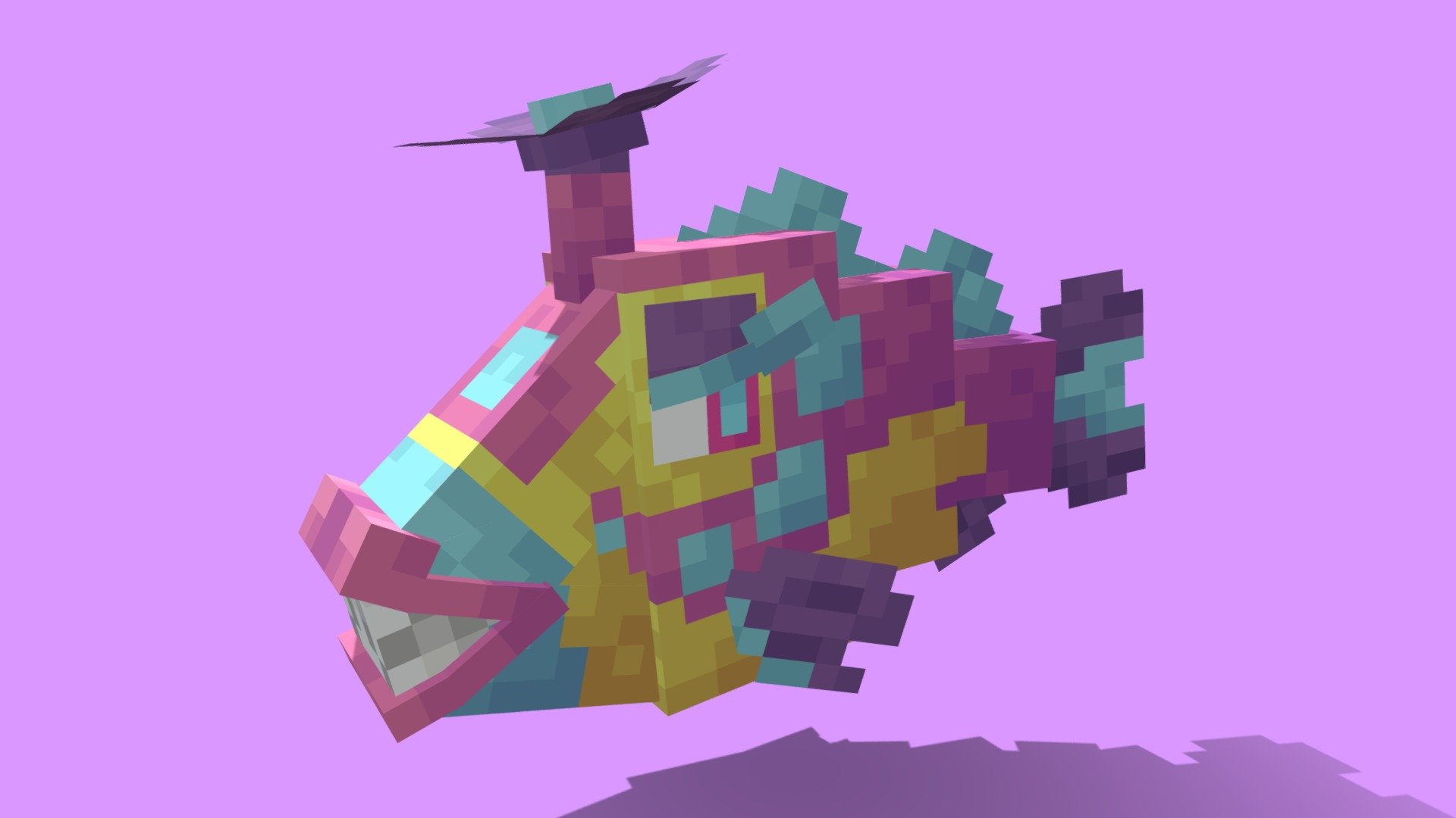 Bruxish (Cobblemon) - 3D model by HeavenlyPiers [3391ee5] - Sketchfab