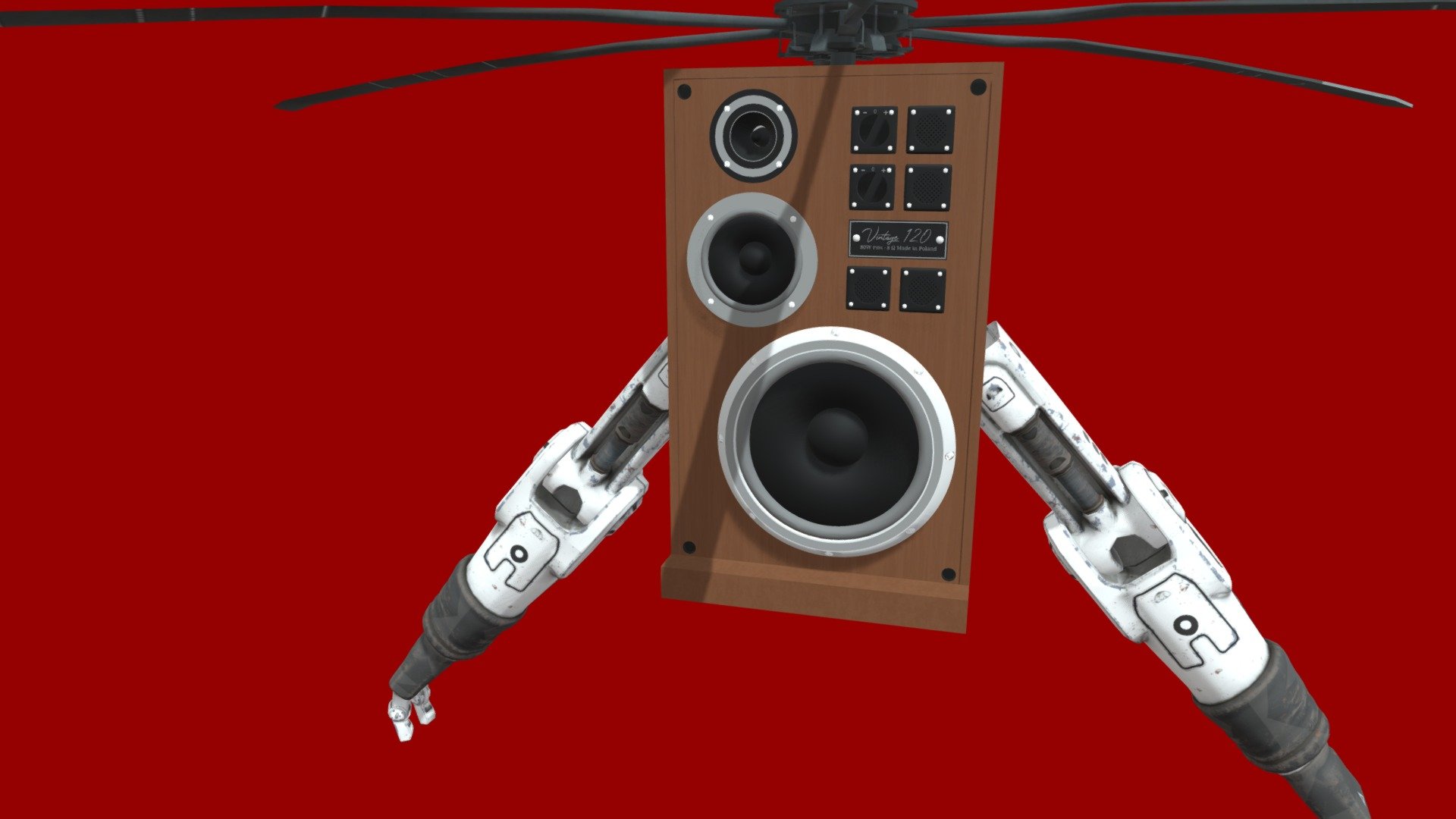 Upgraded-speaker-helicopter-v2 - Download Free 3D model by gmod ...