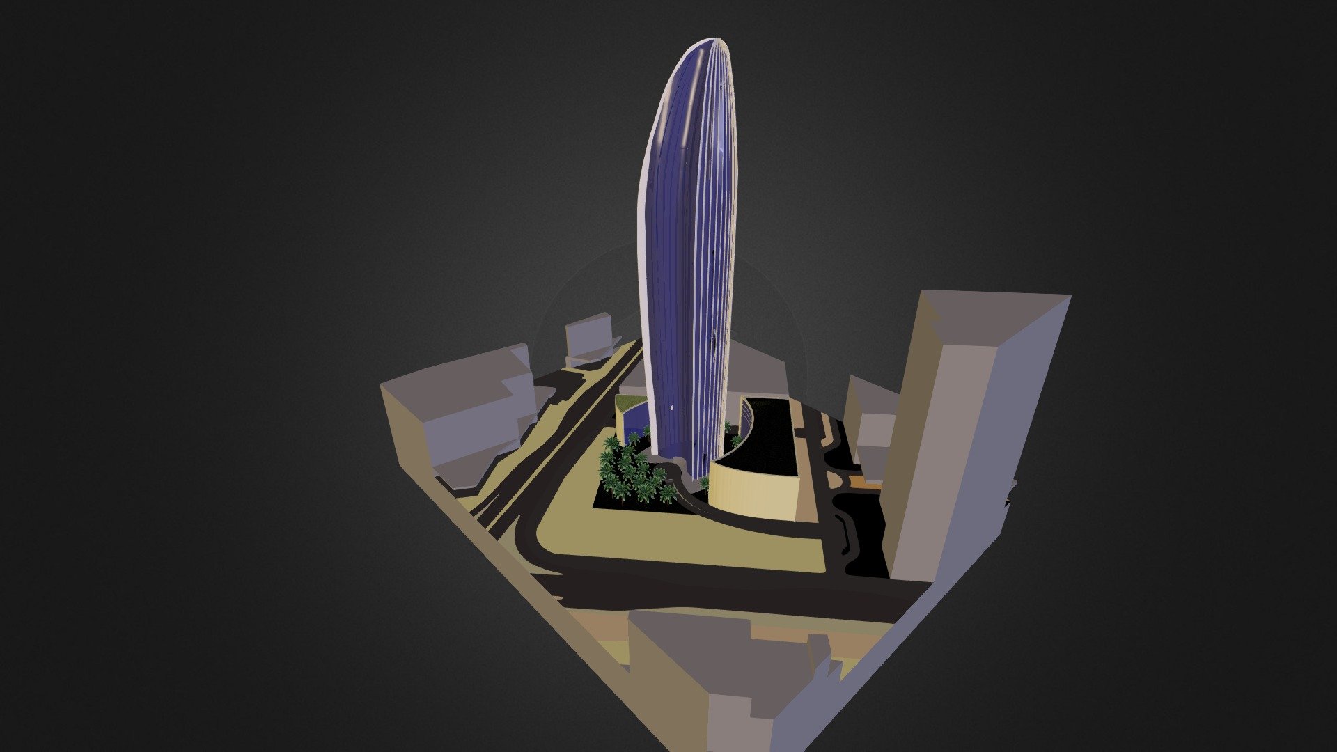 National Bank of Kuwait - 3D model by mountain1985 [3393010] - Sketchfab