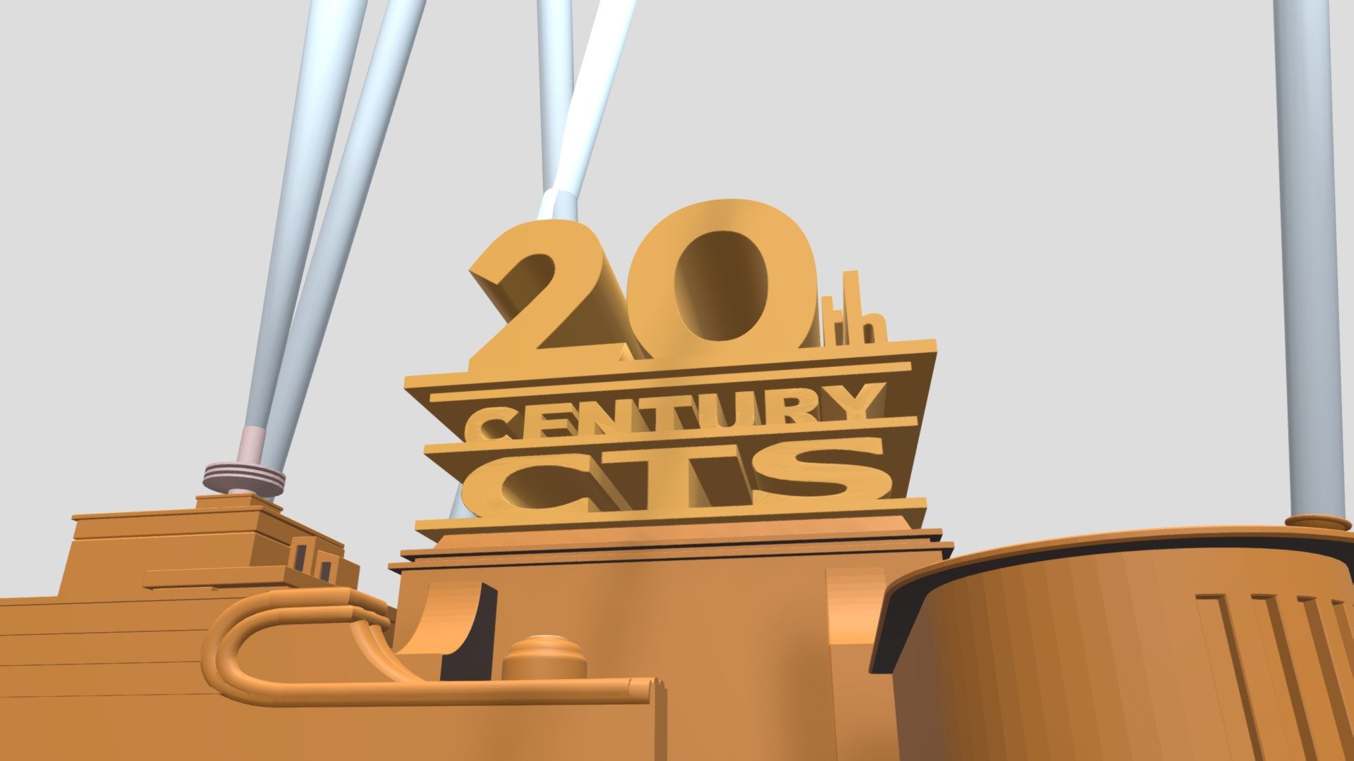 20th Century CTS logo remake 2 - Download Free 3D model by Maleek092112 [3397a24] - Sketchfab
