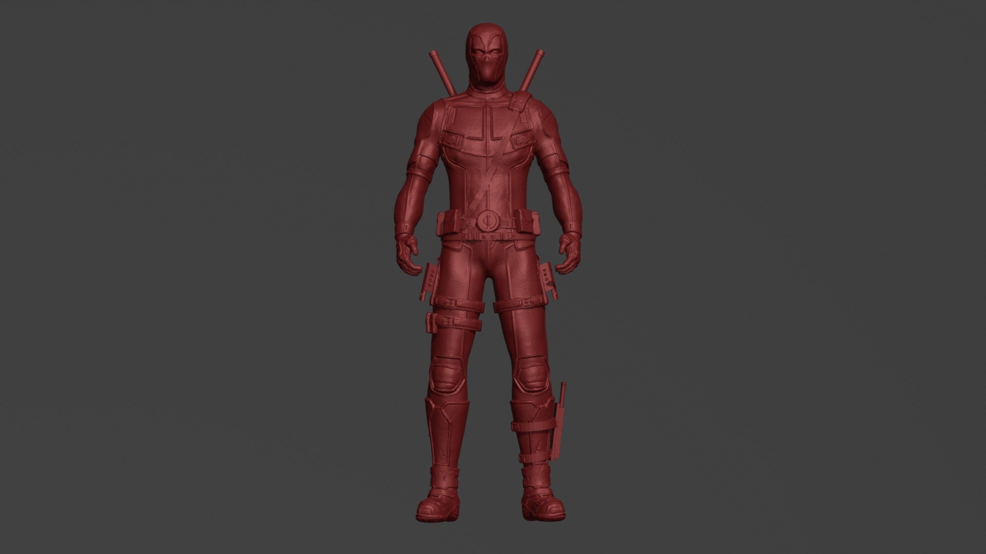 Deadpool figure 01 - 3D model by masashi28 [339882f] - Sketchfab