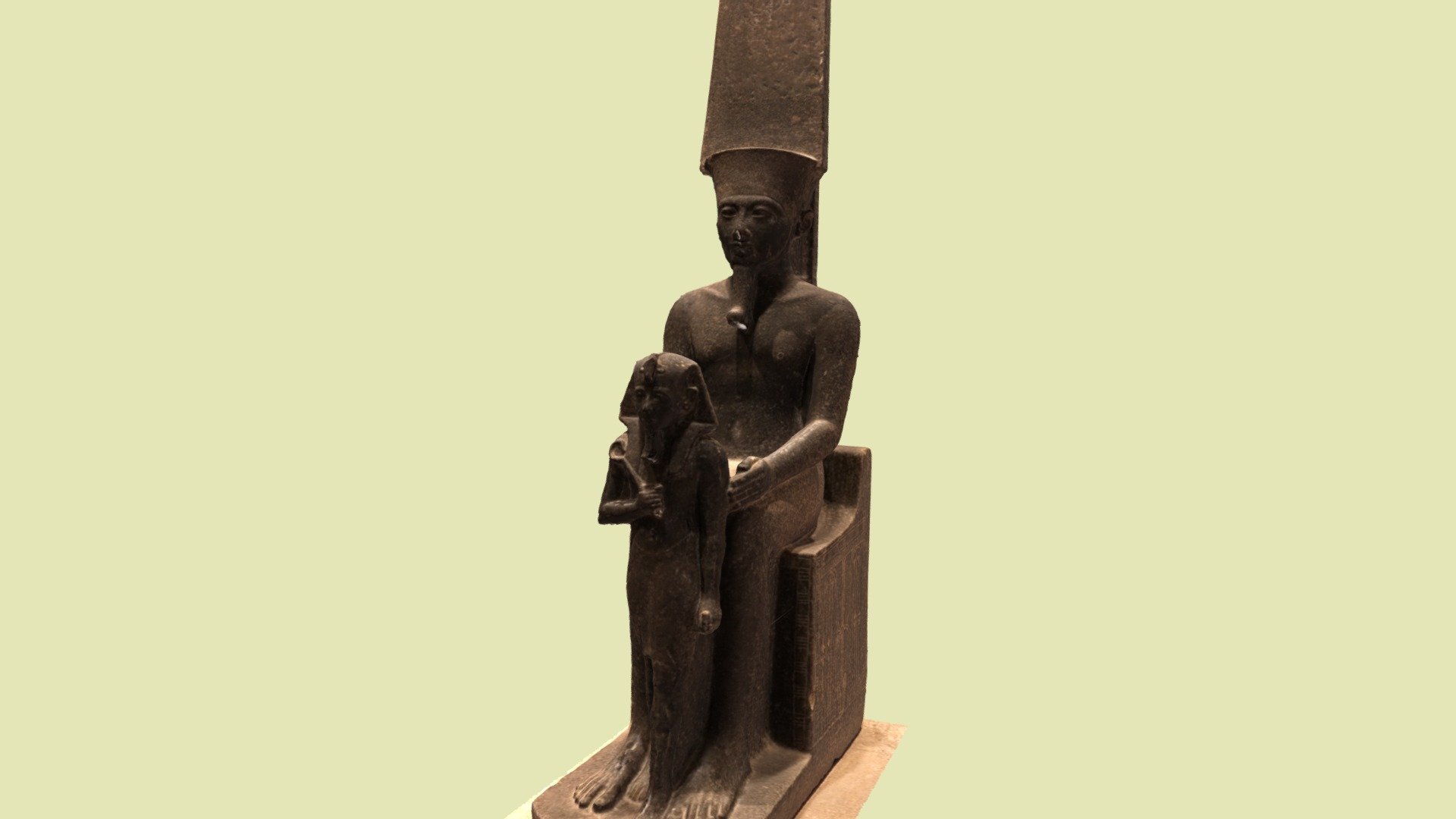 Horemheb before Amun - 3D model by hirokuni yamashita (@hirokuni39 ...