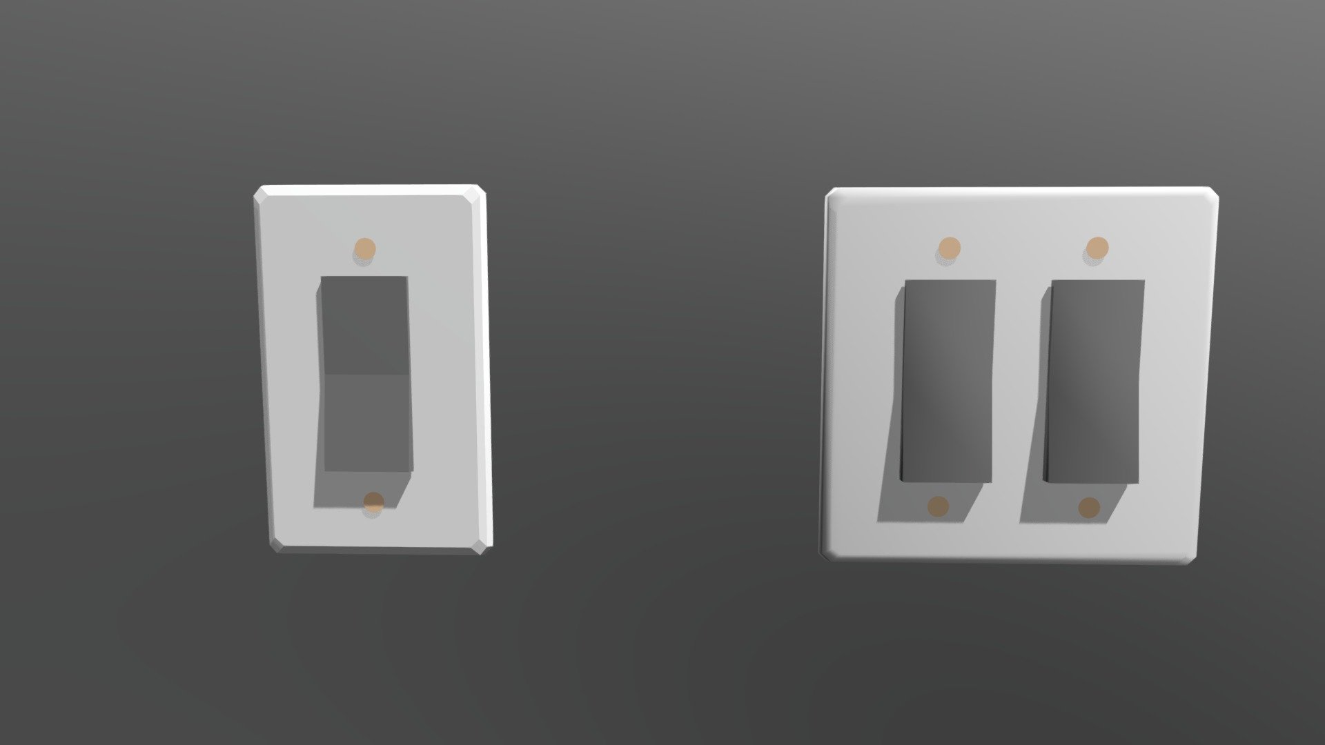 Double And Single Light Switch - Download Free 3D model by Violet-Boom ...