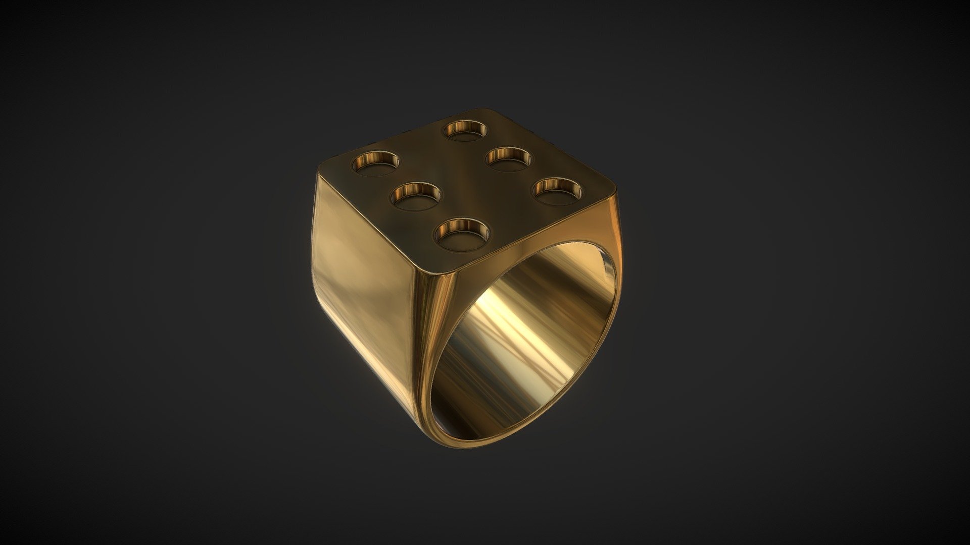 Dice ring - 3D model by Mr.Ten [3399b36] - Sketchfab