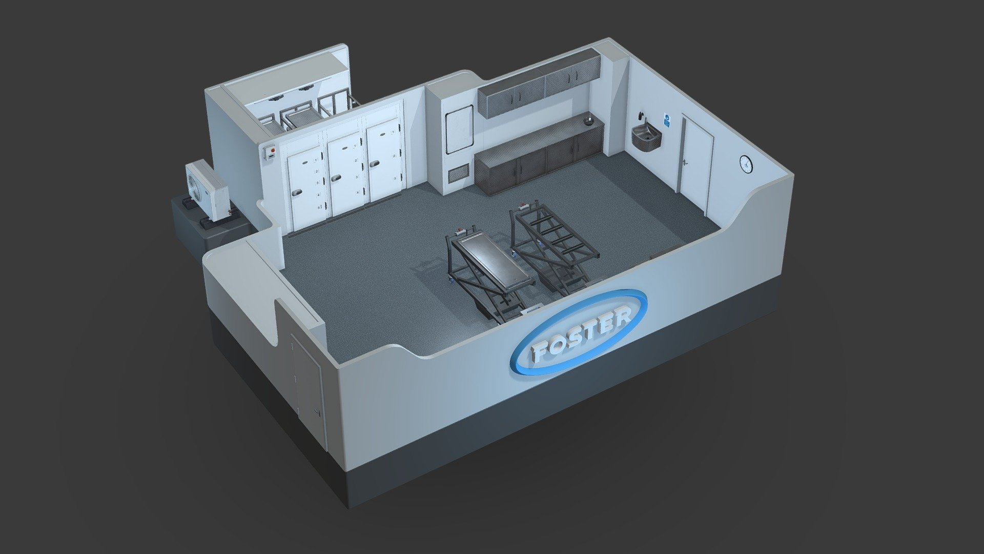 FOSTER_Mortuary_Room - 3D model by thomaswmanser [3399cf7] - Sketchfab