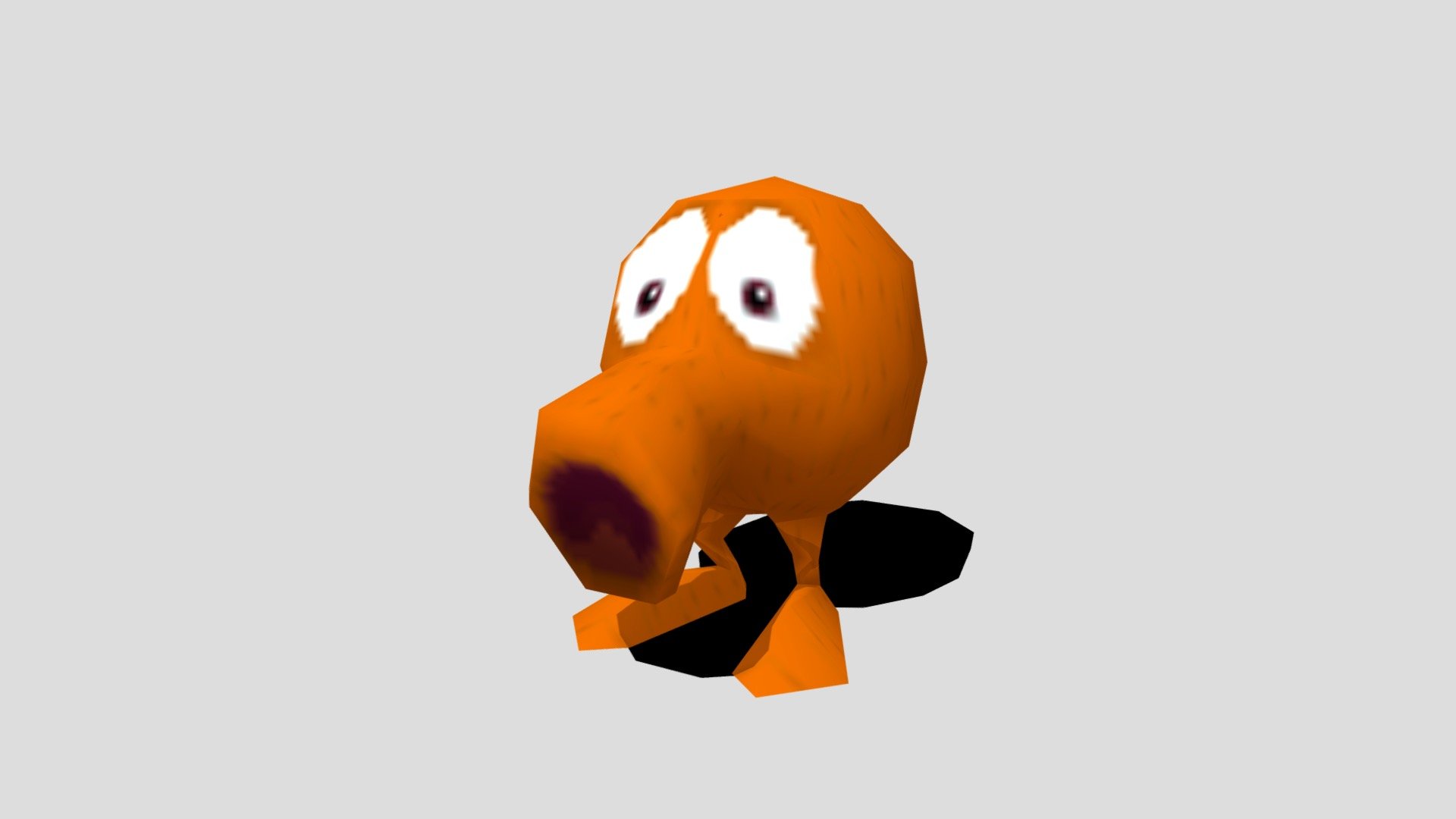 Q*Bert low poly - Download Free 3D model by JadeandPals [3399ffa] - Sketchfab
