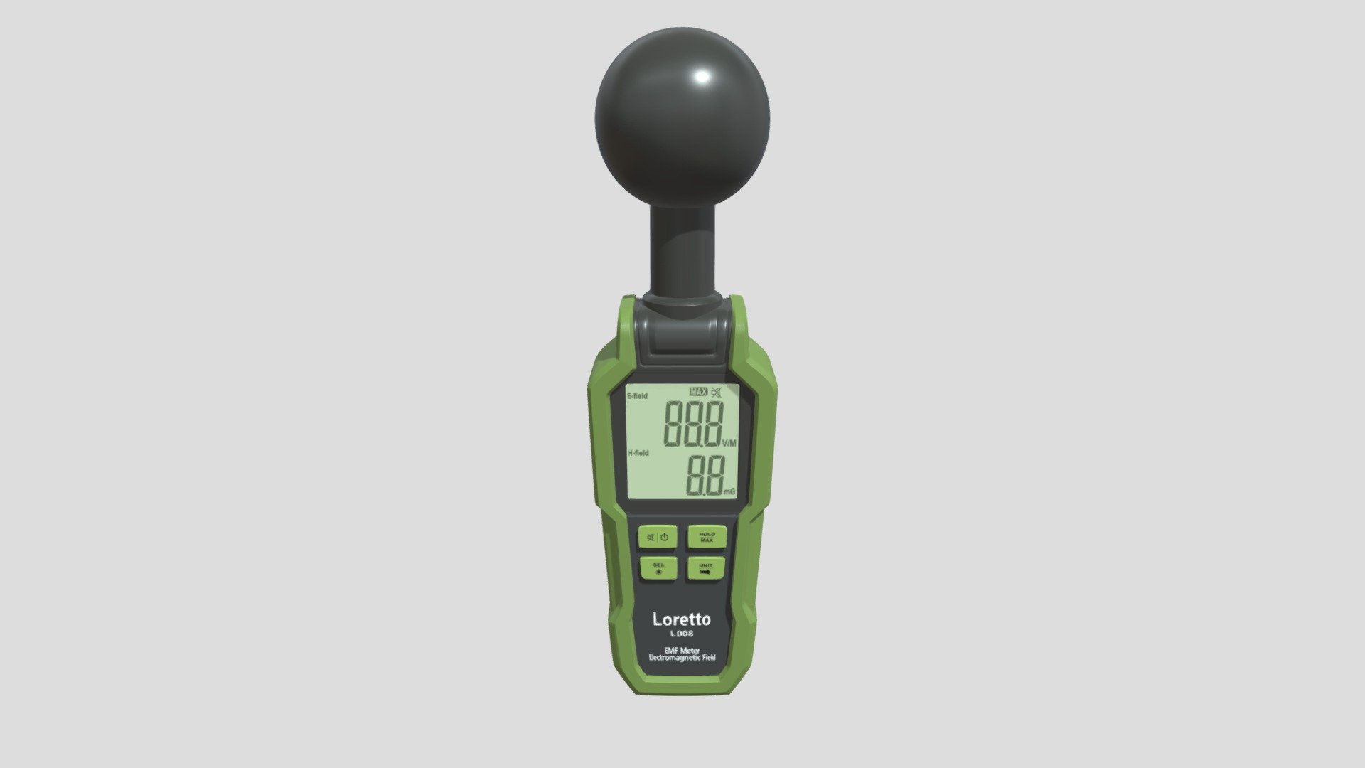 EMF Meter Electromagnetic Field - 3D model by Leonardo Danos (@leodanos ...