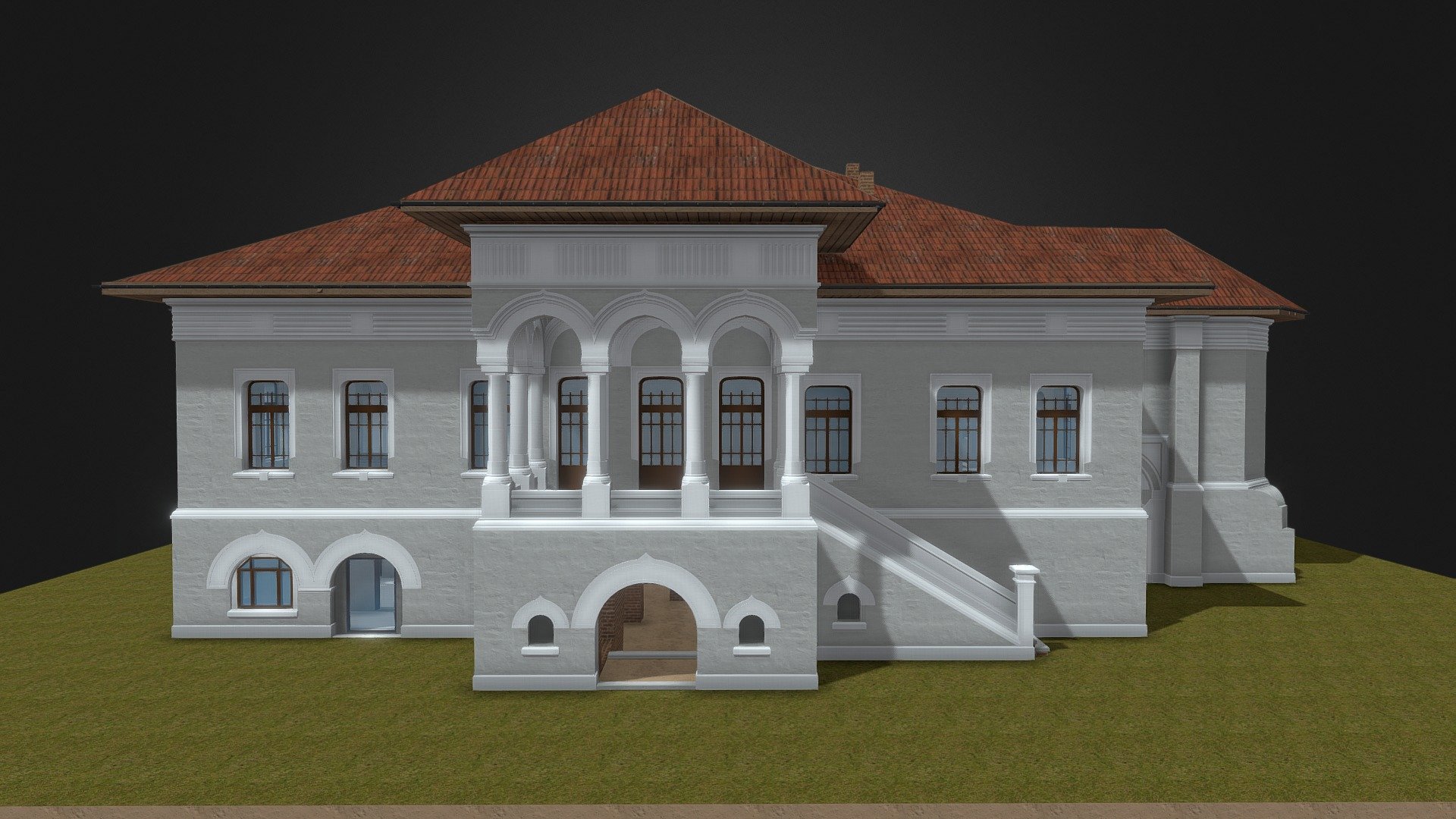 Conacul de la Ivăneşti - 3D model by drvrstudio [339afc6] - Sketchfab