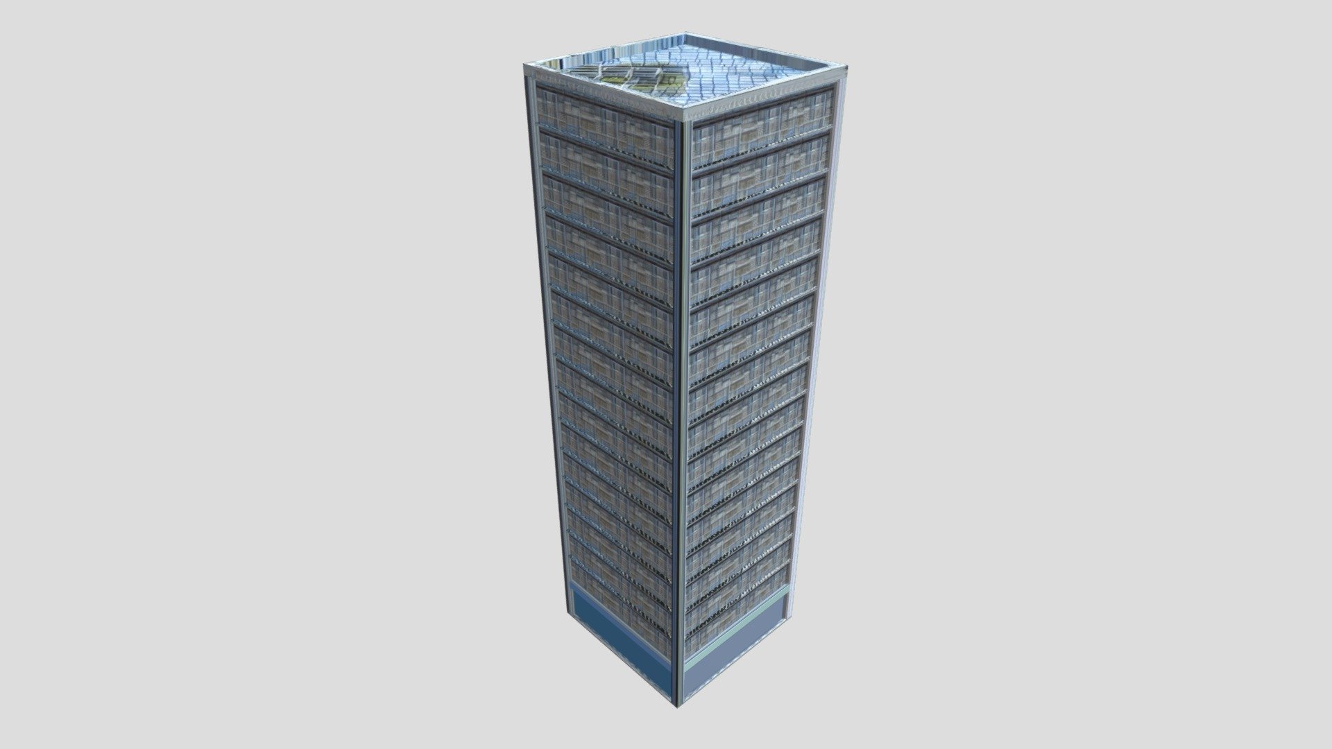 Simple Skyscraper - Download Free 3D model by Jungle Jim (@jungle_jim ...