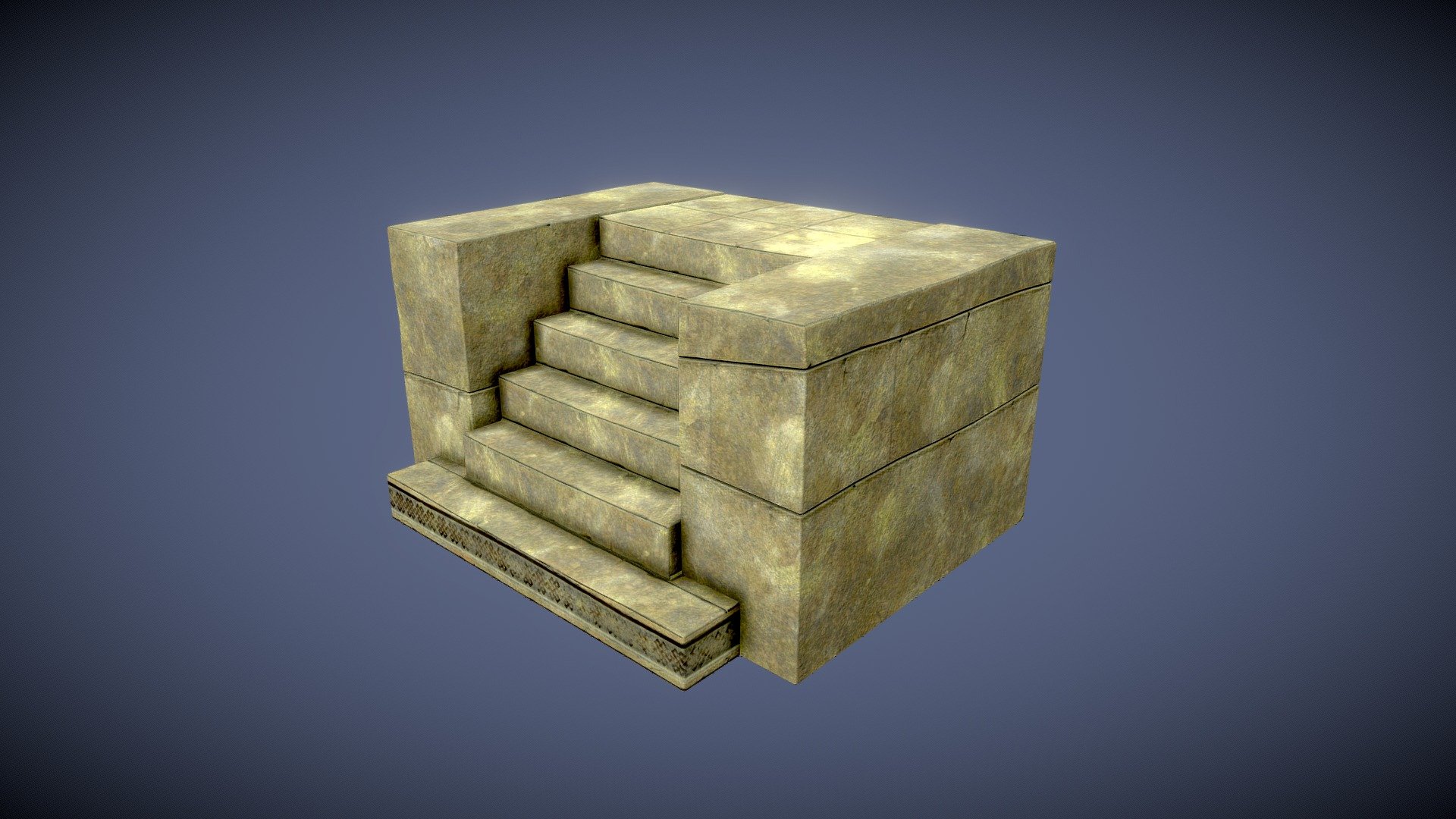 Garuda's temple entry stairs - 3D model by Carlos (@carlos_carvajal ...