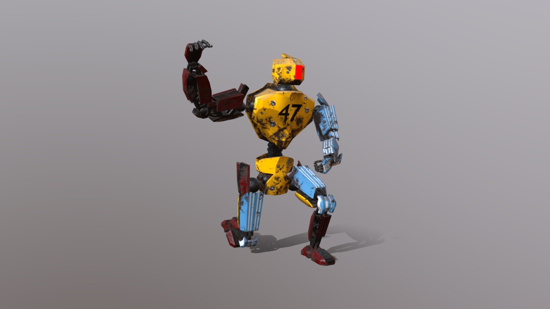 Battle Robot - 3D model by William Hollinger (@hollingerw) [339bf6c ...