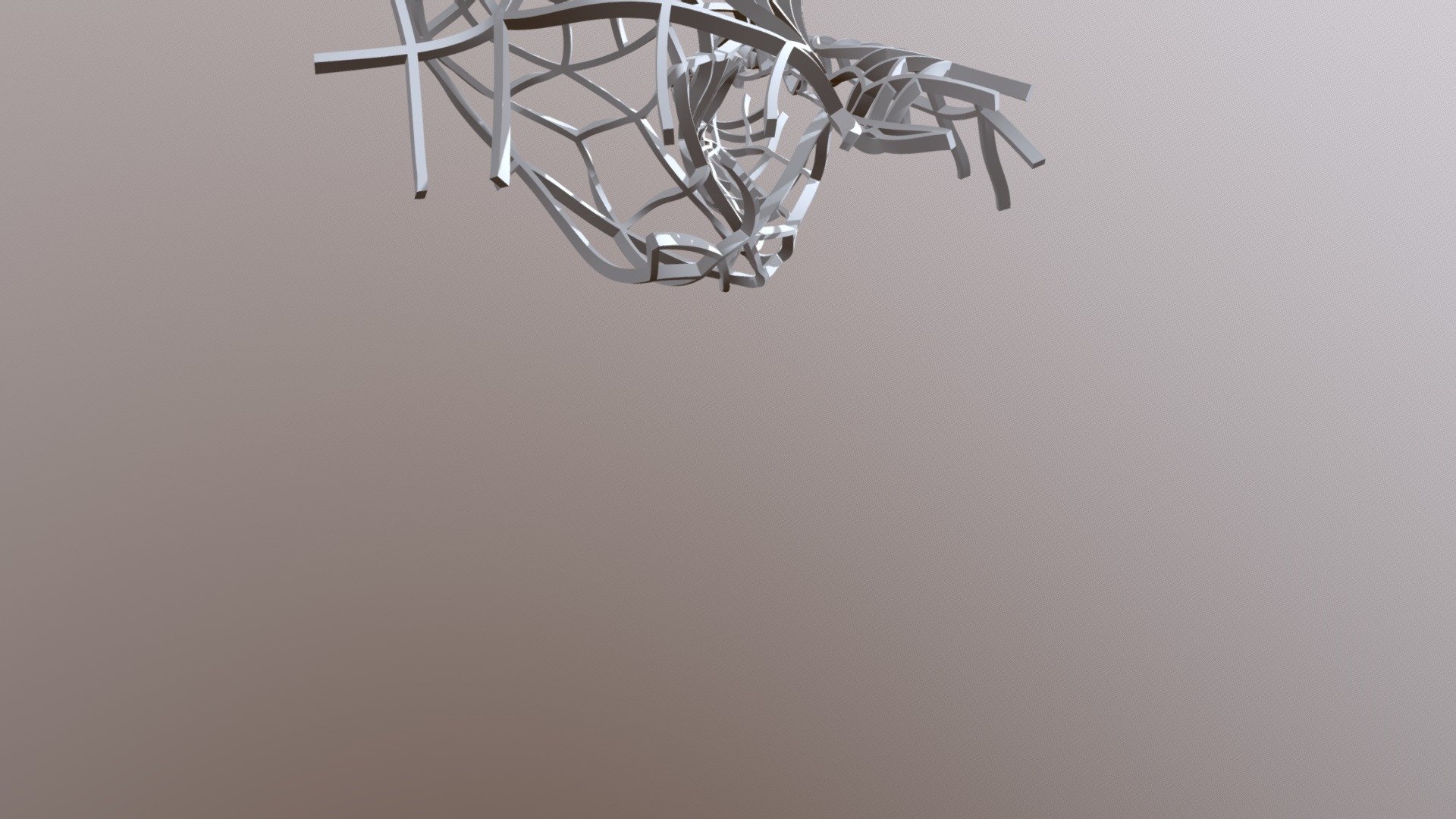 Ribbed Sculpture - Negative Space Removed - 3D model by Veris [339dd1b ...