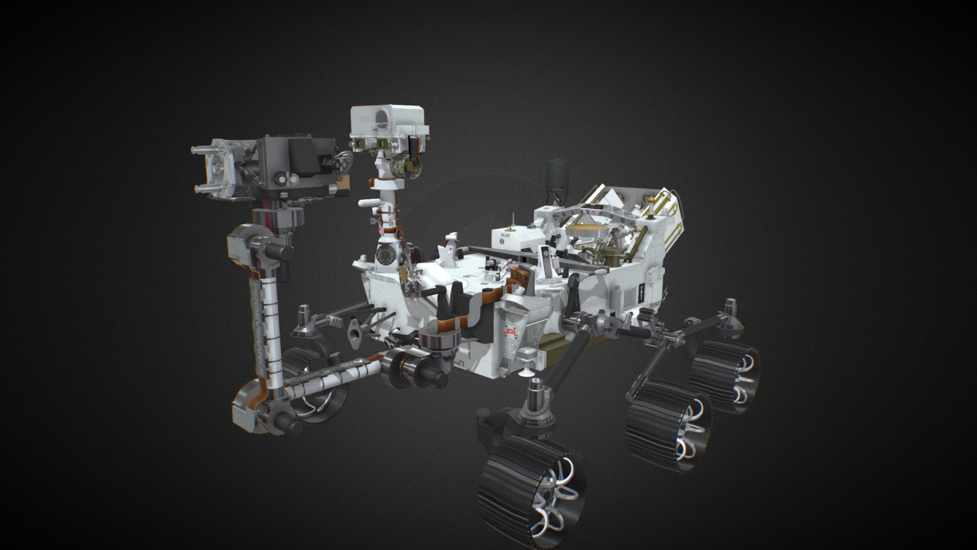 Perseverance NASA Mars - 3D model by RaphaelTheet [339e14b] - Sketchfab