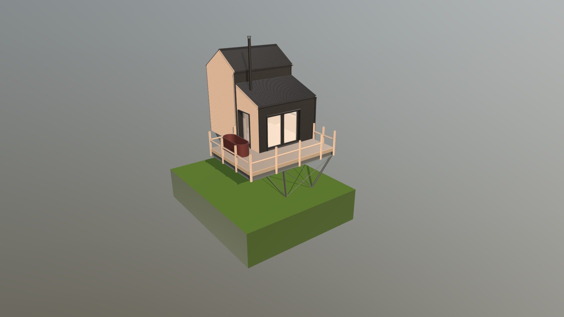 Life Space Cabins - Two Pines - 3D model by Step2 Design Ltd ...