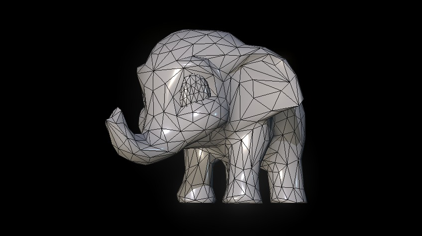 Elephant - Triangle - 3D model by DiablorotH [339fe5b] - Sketchfab