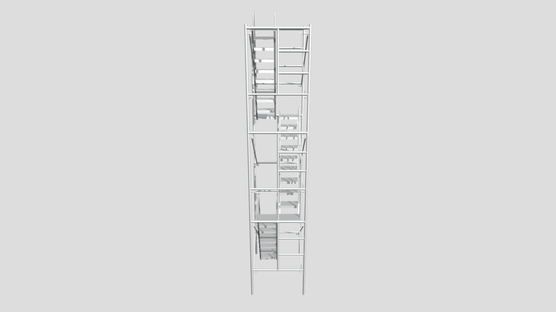 3-layer ladder frame - 3D model by AJCENTURY [33a3ecc] - Sketchfab