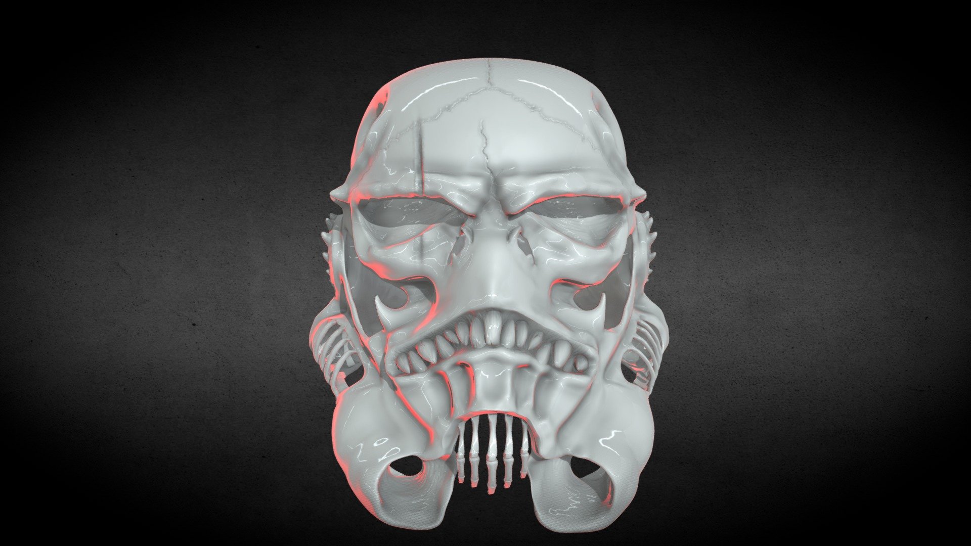 Stormtrooper Skull - 3D model by Yacs3D [33a42e4] - Sketchfab