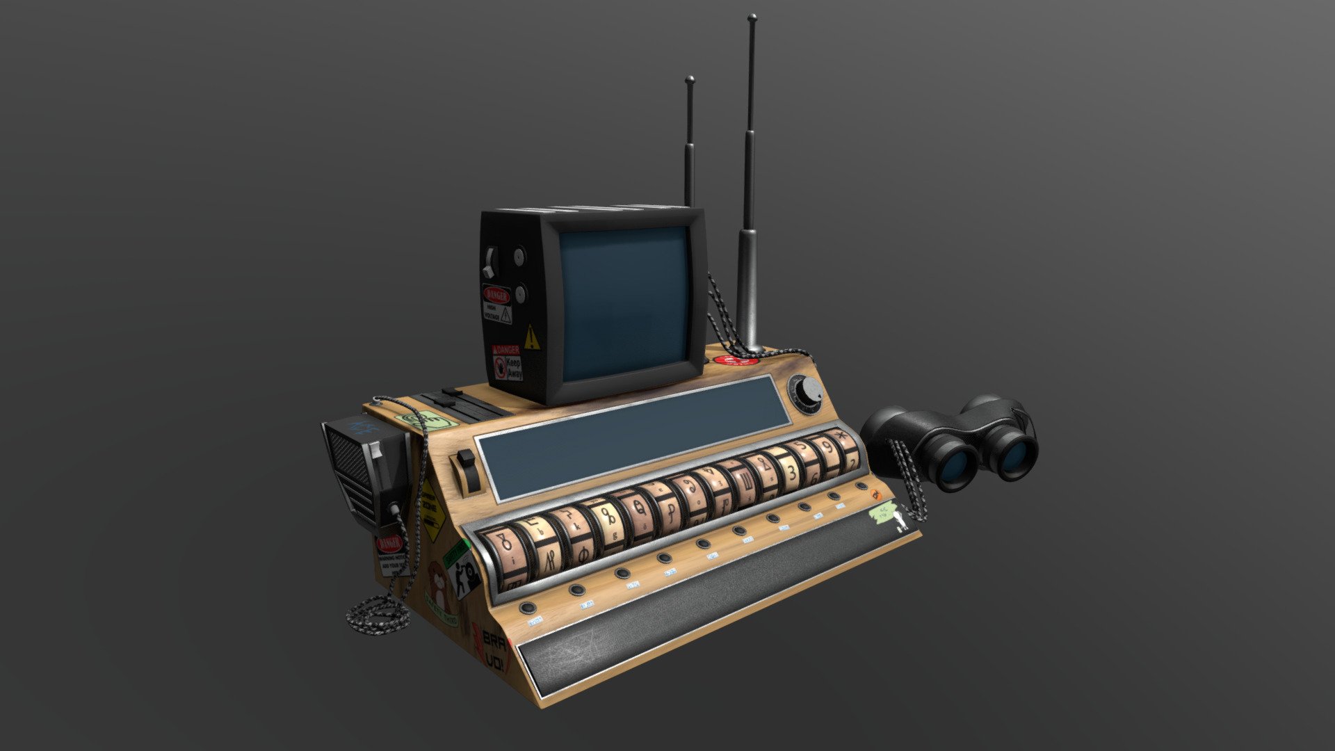 Enigma control box - 3D model by Alex (@333vasic) [33a43ee] - Sketchfab