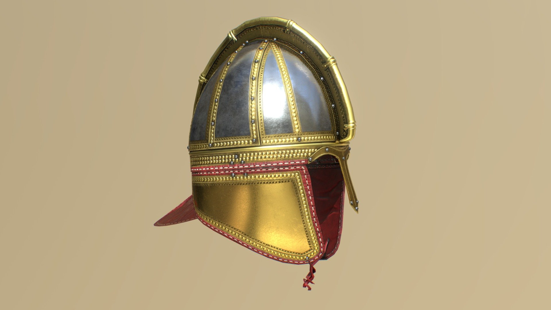 Late Roman Ridge helmet - Concesti - Buy Royalty Free 3D model by ...