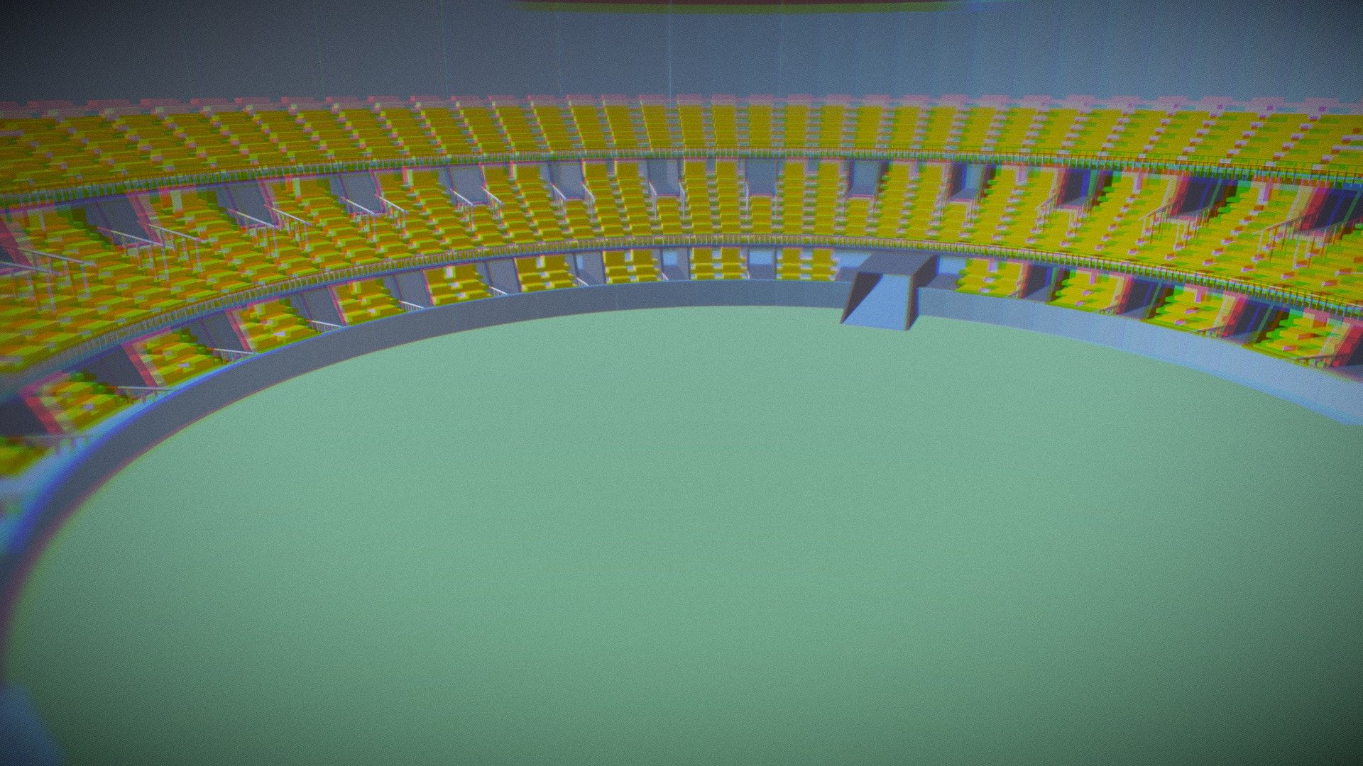 Round Stadium /cricket / football /stage - Download Free 3D model by ...