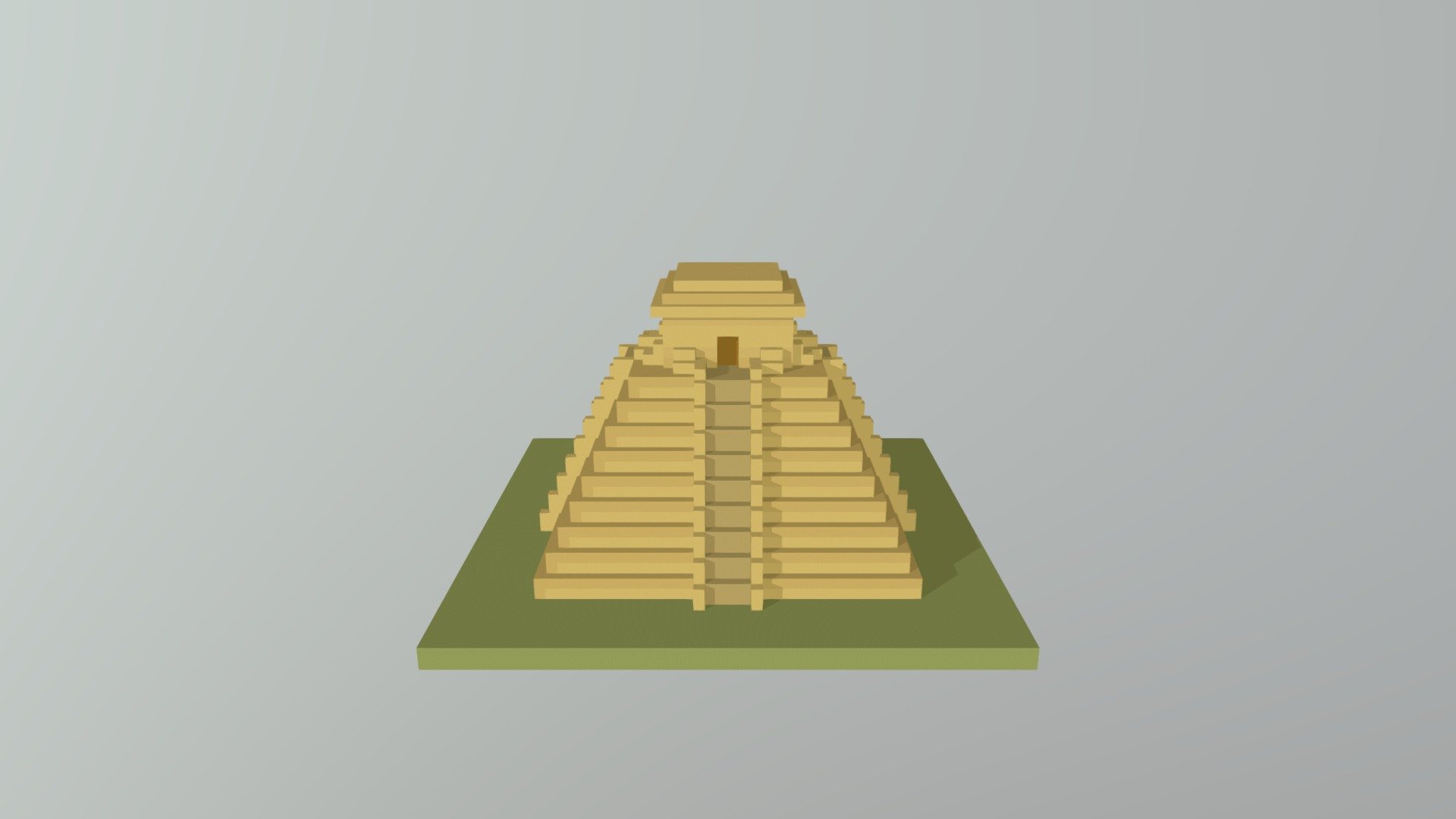 Aztec Pyramid - 3D model by Evanbl [33a5b57] - Sketchfab