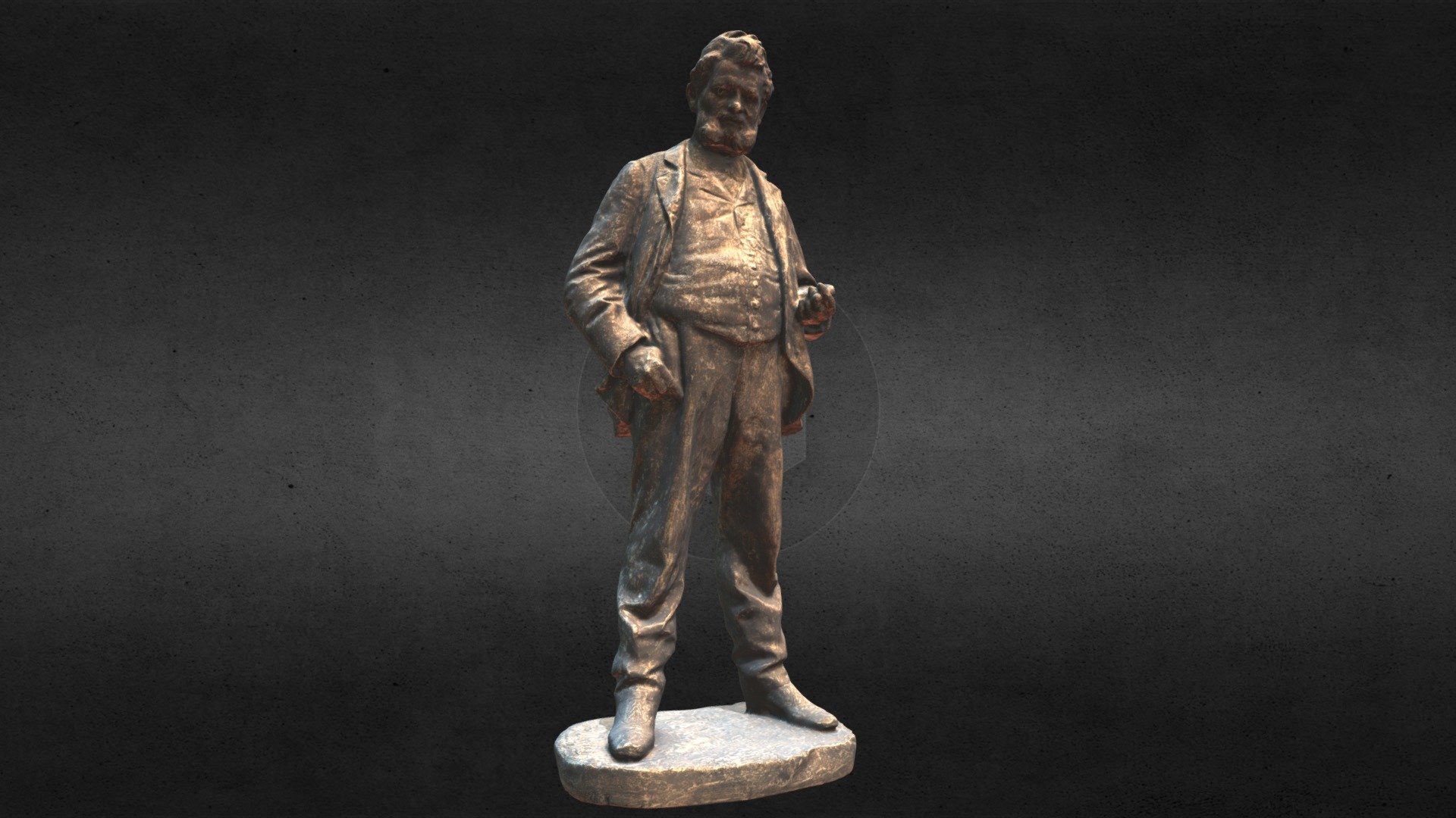 Heinrich Zille - Download Free 3D model by City Museum Berlin ...