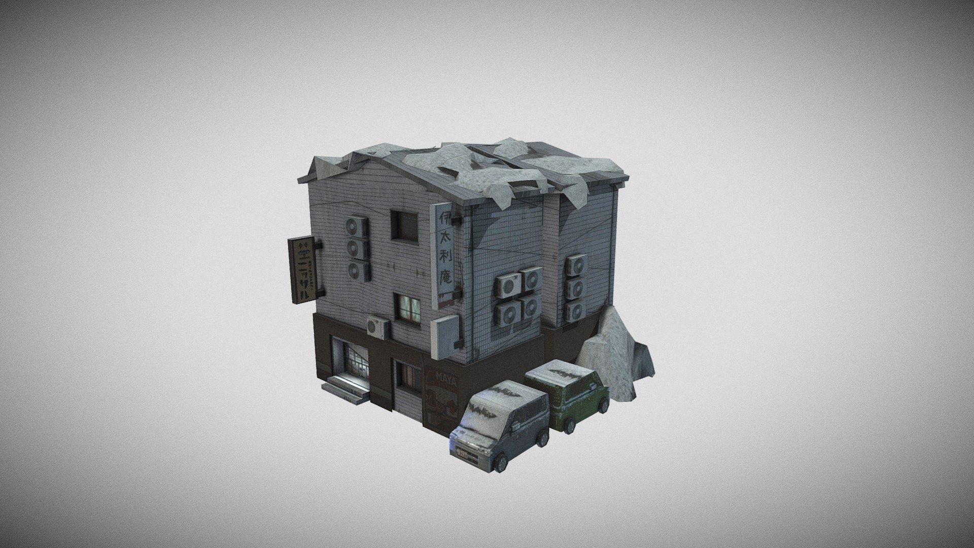 Sapporo Snow Storm Game Asset - 3D model by Anticipateants [33a7950 ...