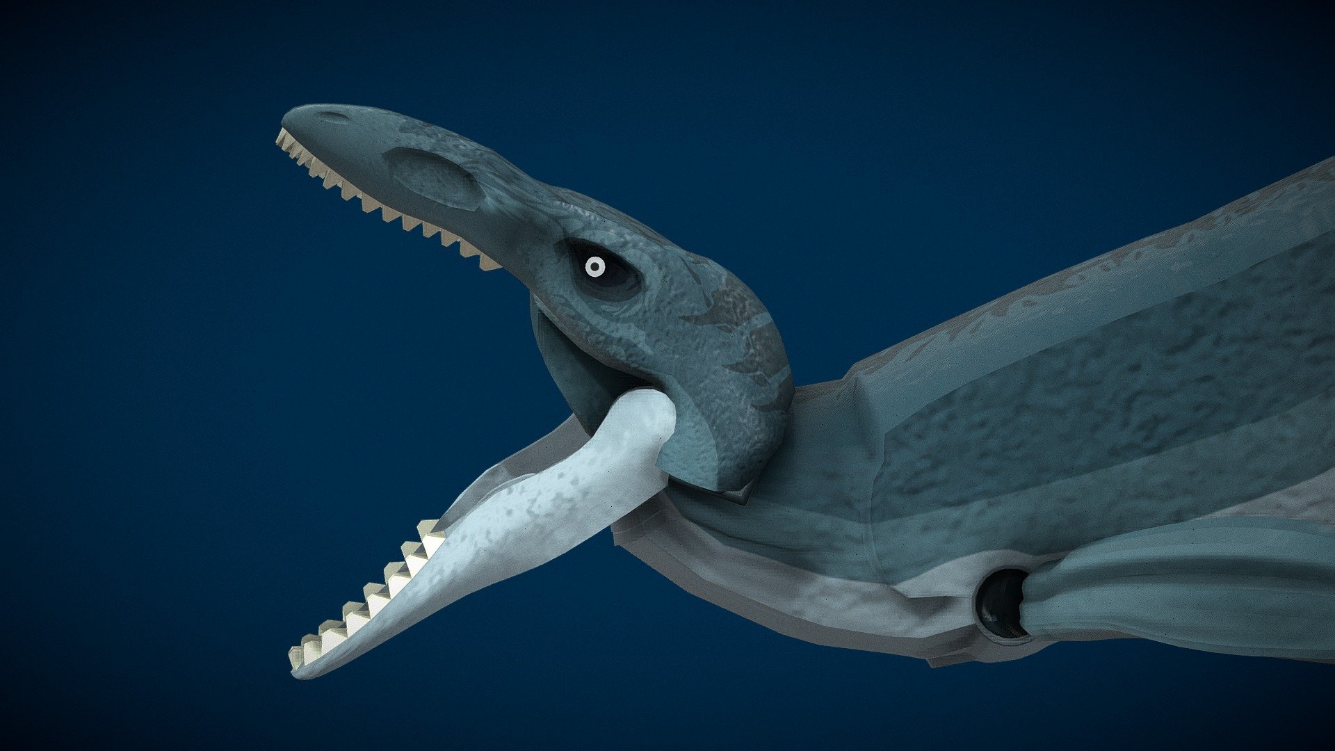 (RIGGED) MOSASAURUS (LEGO) - Download Free 3D model by shamus ...