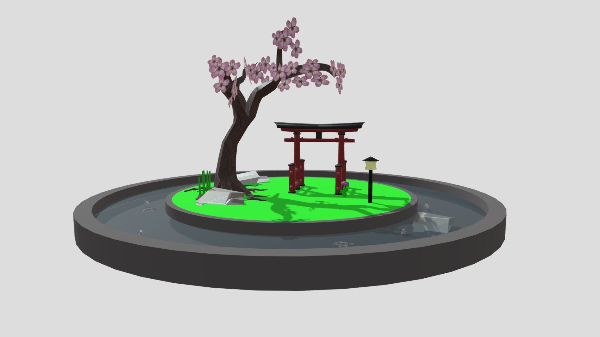 Garden - 3D model by AF (@aydaf) [33a9518] - Sketchfab