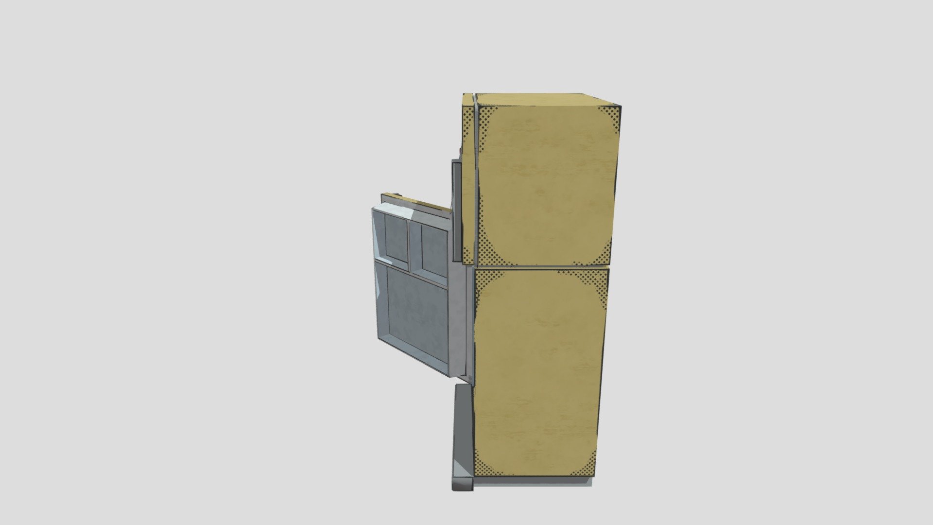 Stylized Fridge - 3D model by jaworzynmateusz [33a961f] - Sketchfab