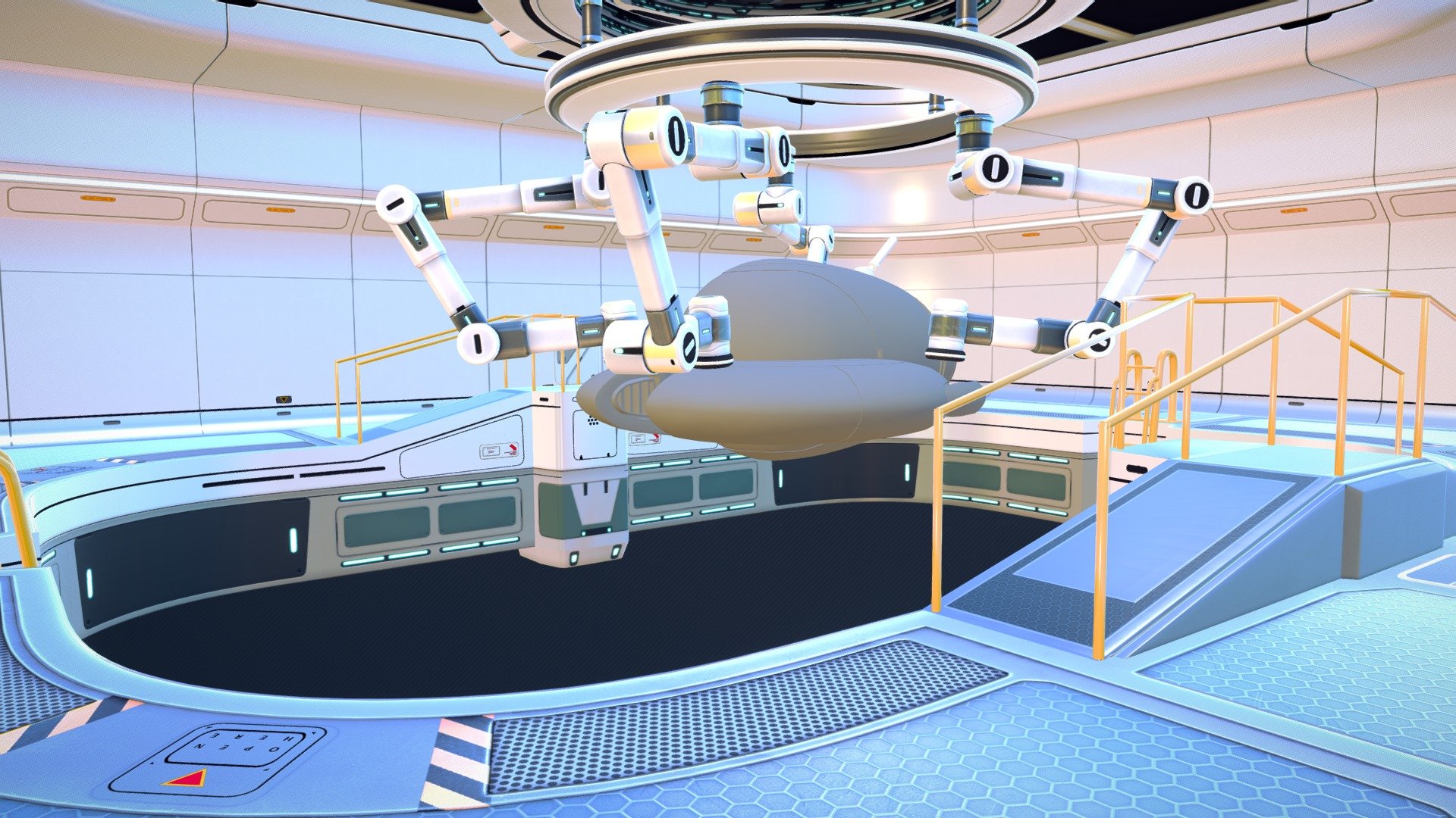 Moon Pool [work in progress] - 3D model by Fox3D [33a9d6b] - Sketchfab