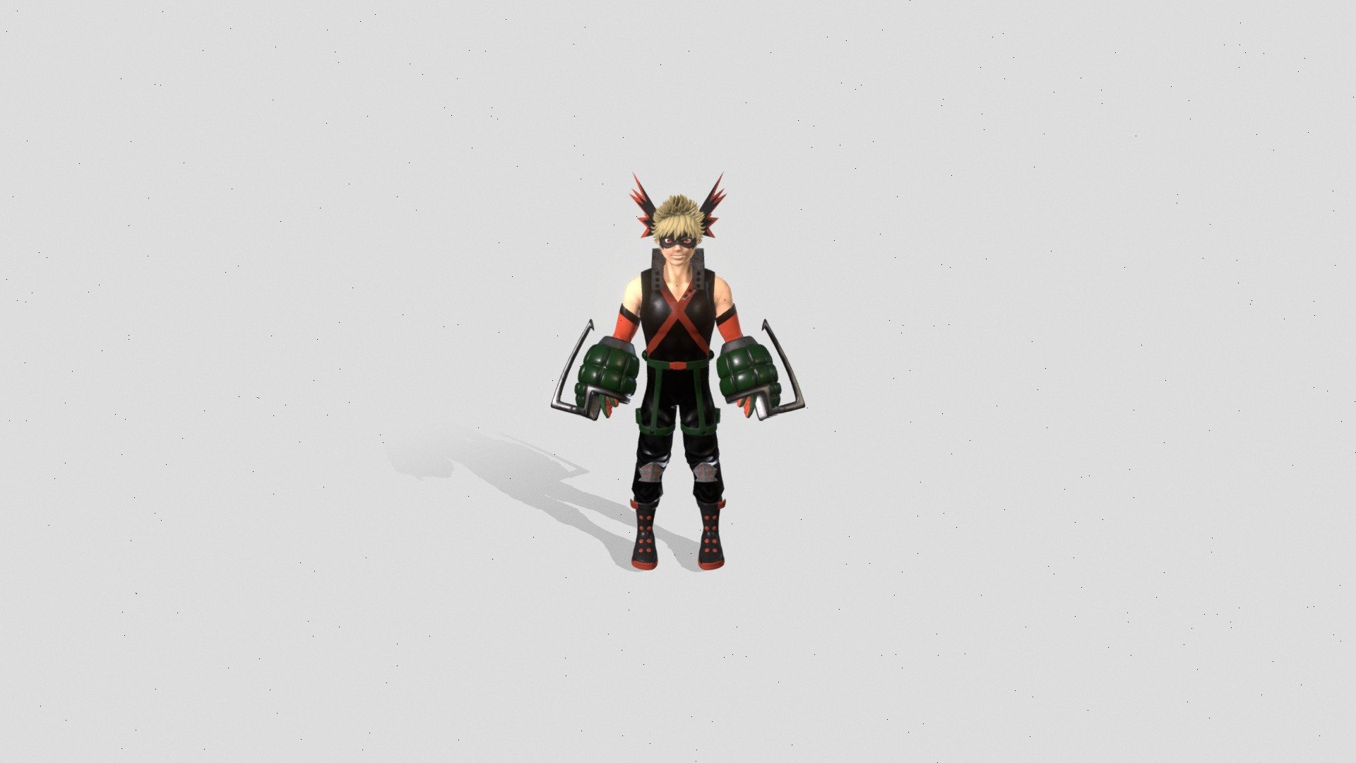 Katsuki Bakugou From Boku no Hero Academia - 3D model by Dora.Bordin ...