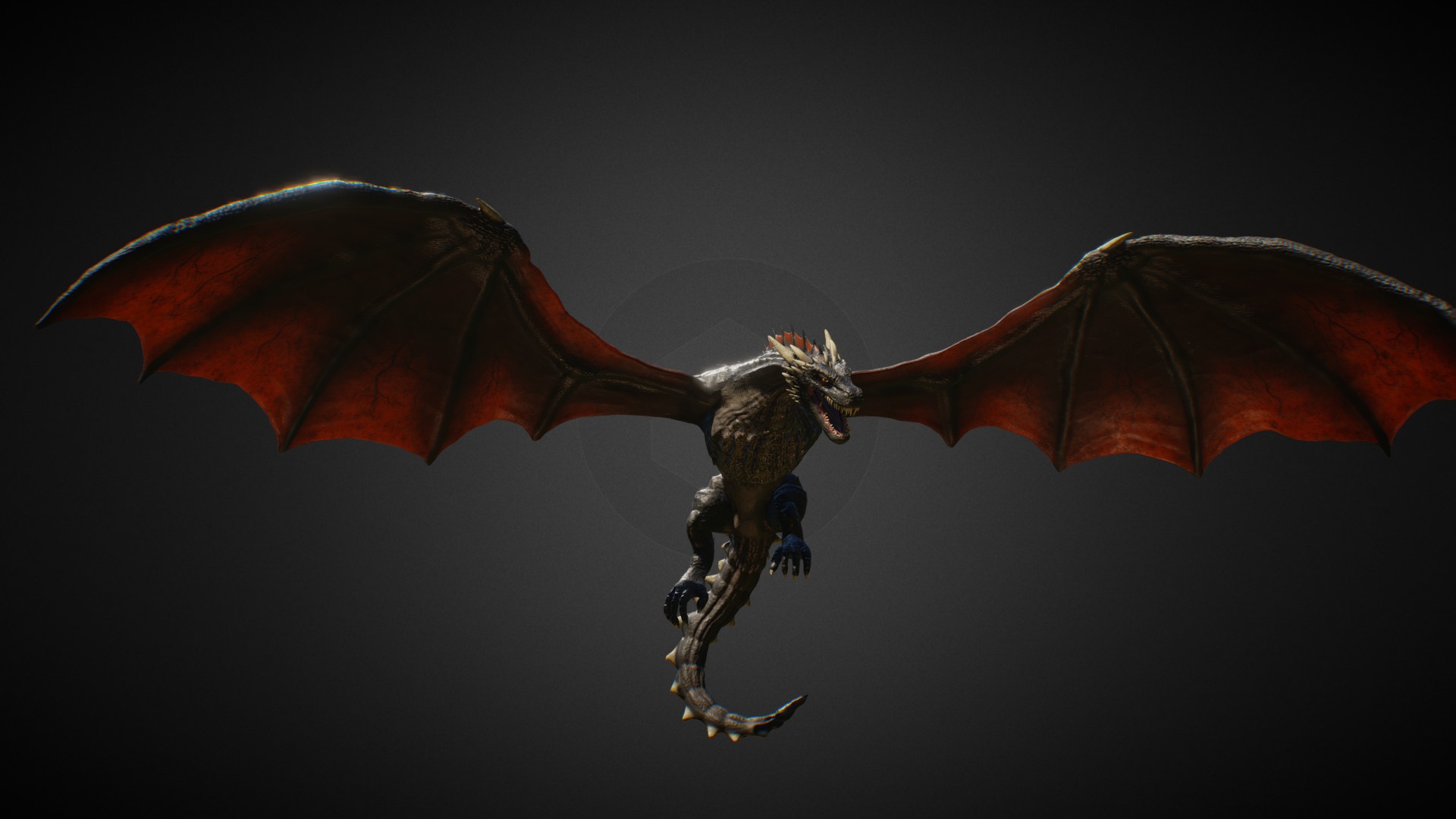 Drogon - Game of Thrones [OLD VERSION] - 3D model by Aran (@aran34x ...