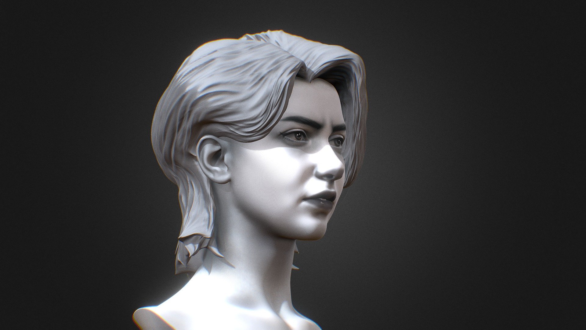 HEAD FEMALE BASE REALISTIC - 3D model by DINO (@levotatdat) [33adc1c ...