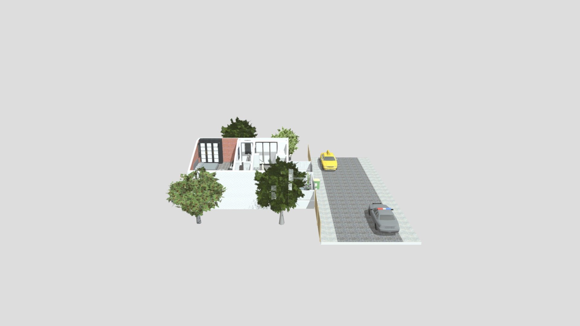 Modern tiny house - Download Free 3D model by Home Design 3D ...
