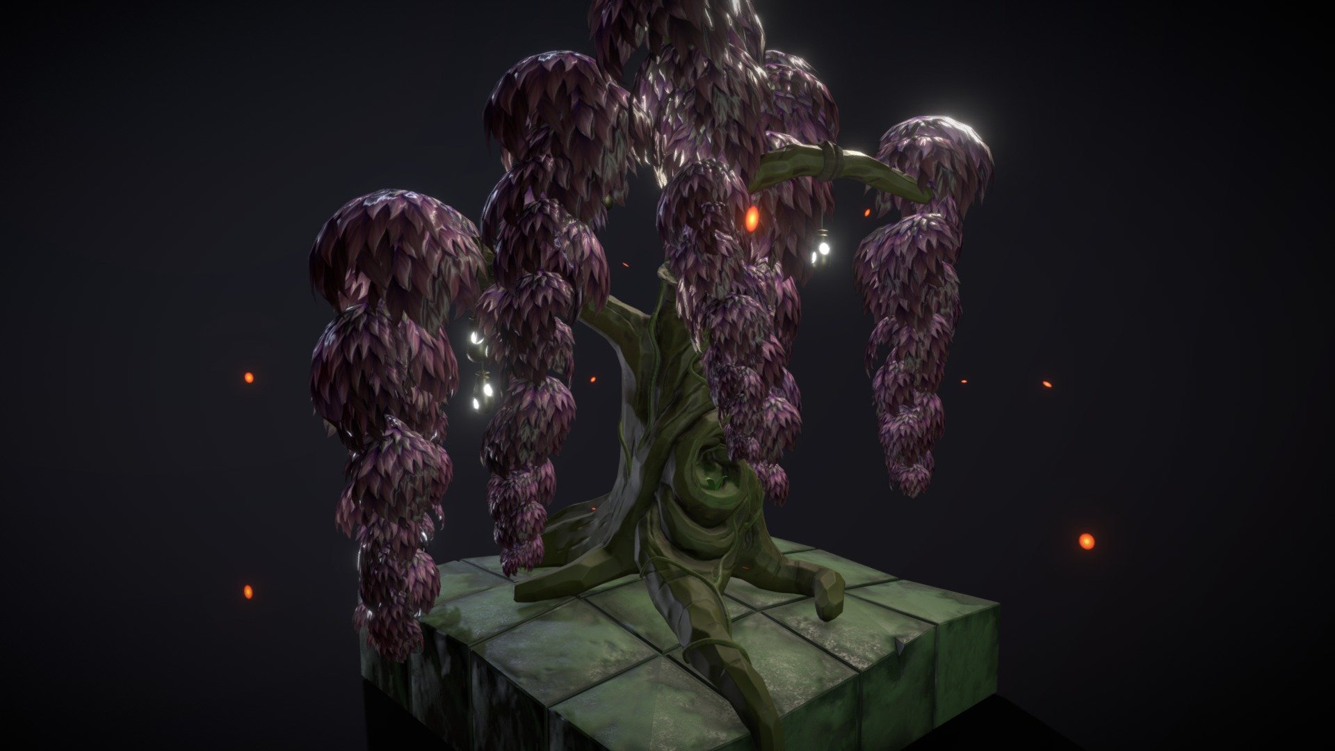 Spyro style swamp tree - 3D model by Kelvin Avey (@ka2851) [33b0ec7 ...