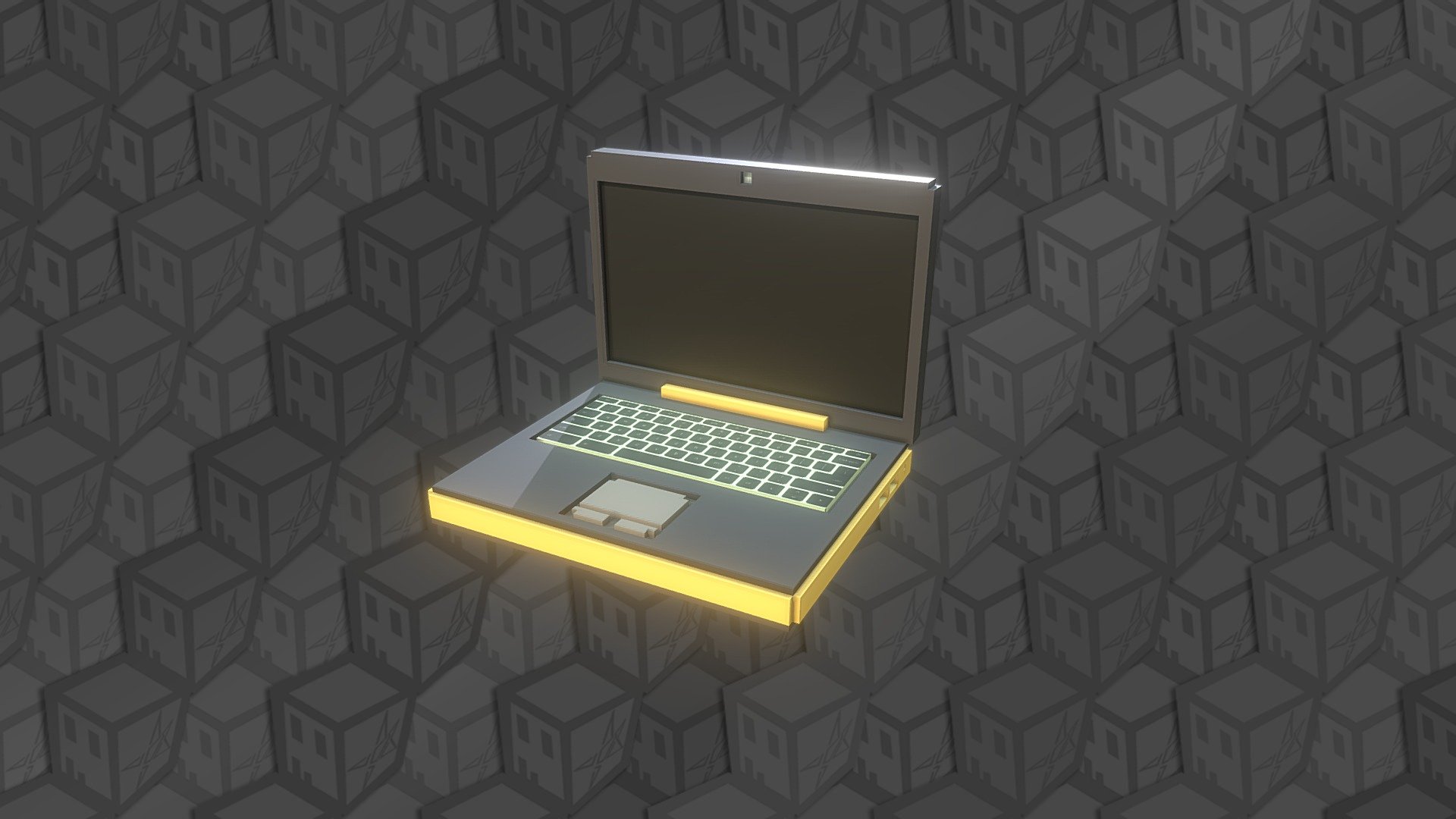 PC Laptop - (64-bit voxels) - 3D model by zachrywilsn | nullblox ...