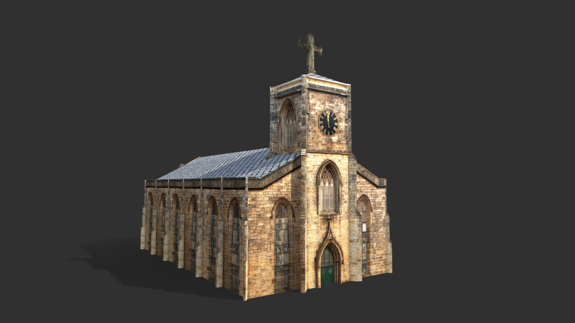 Church Low Poly 3d Model - Buy Royalty Free 3D model by danielmikulik ...
