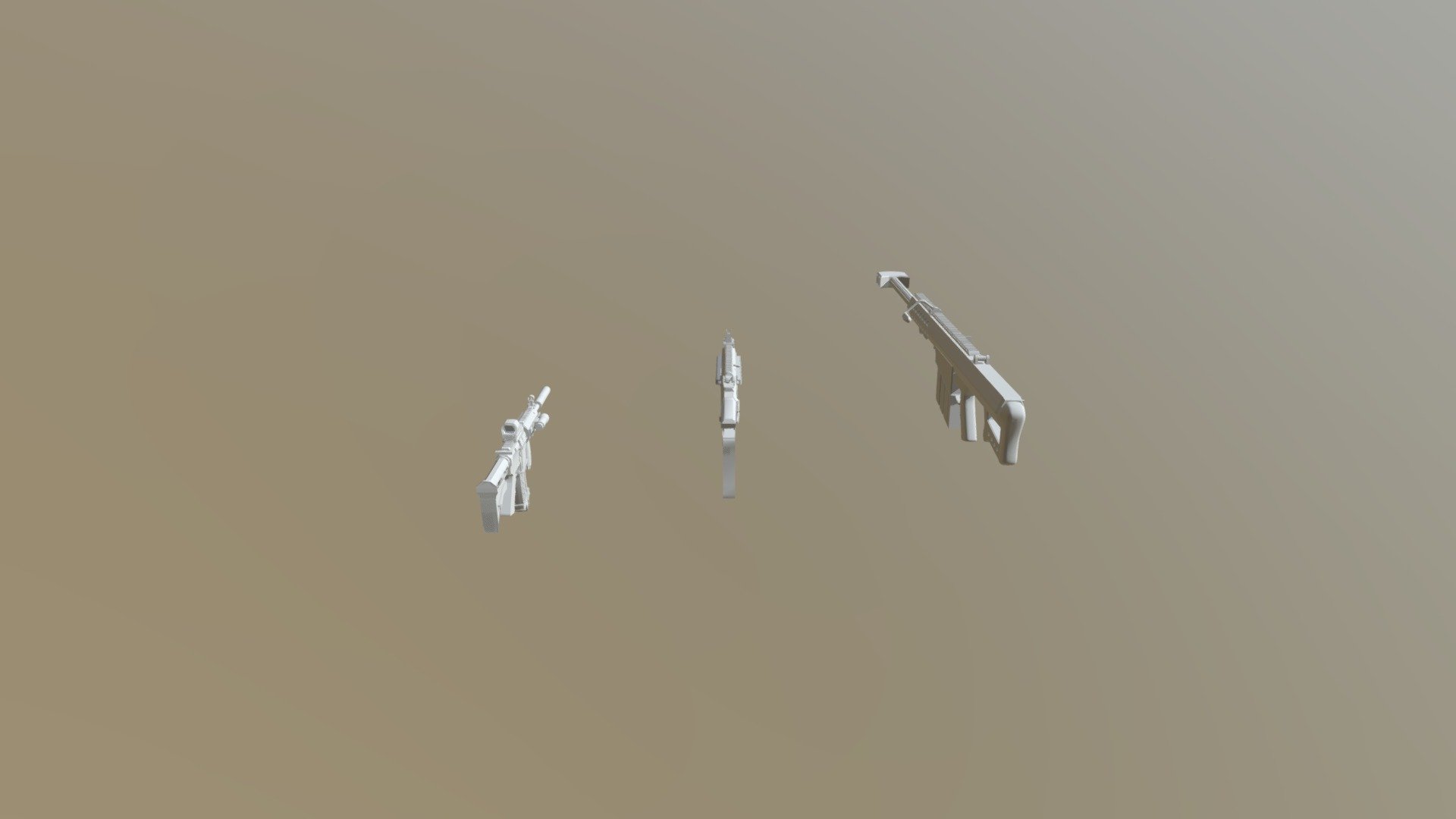Guns_Sample - 3D model by nallurianish [33b6917] - Sketchfab