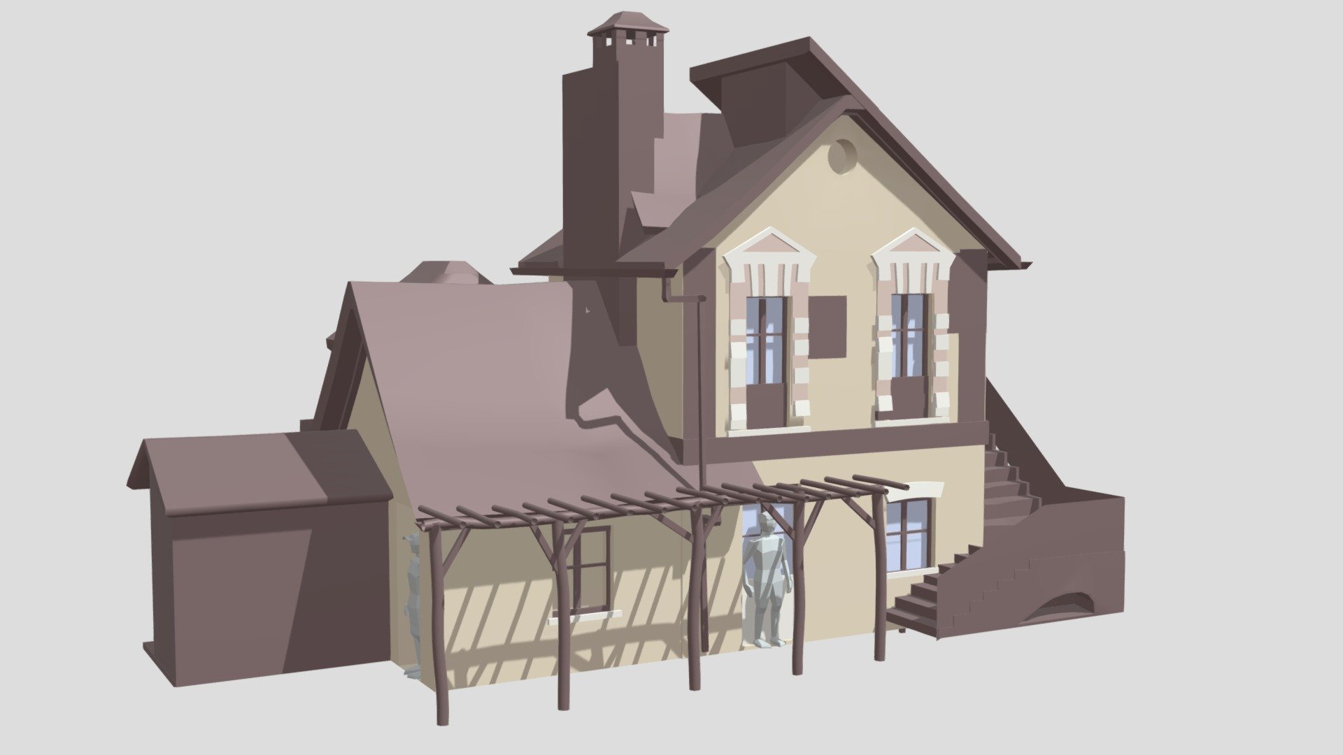 Grandma House - House Model - 3D model by Gabriela Briceño ...