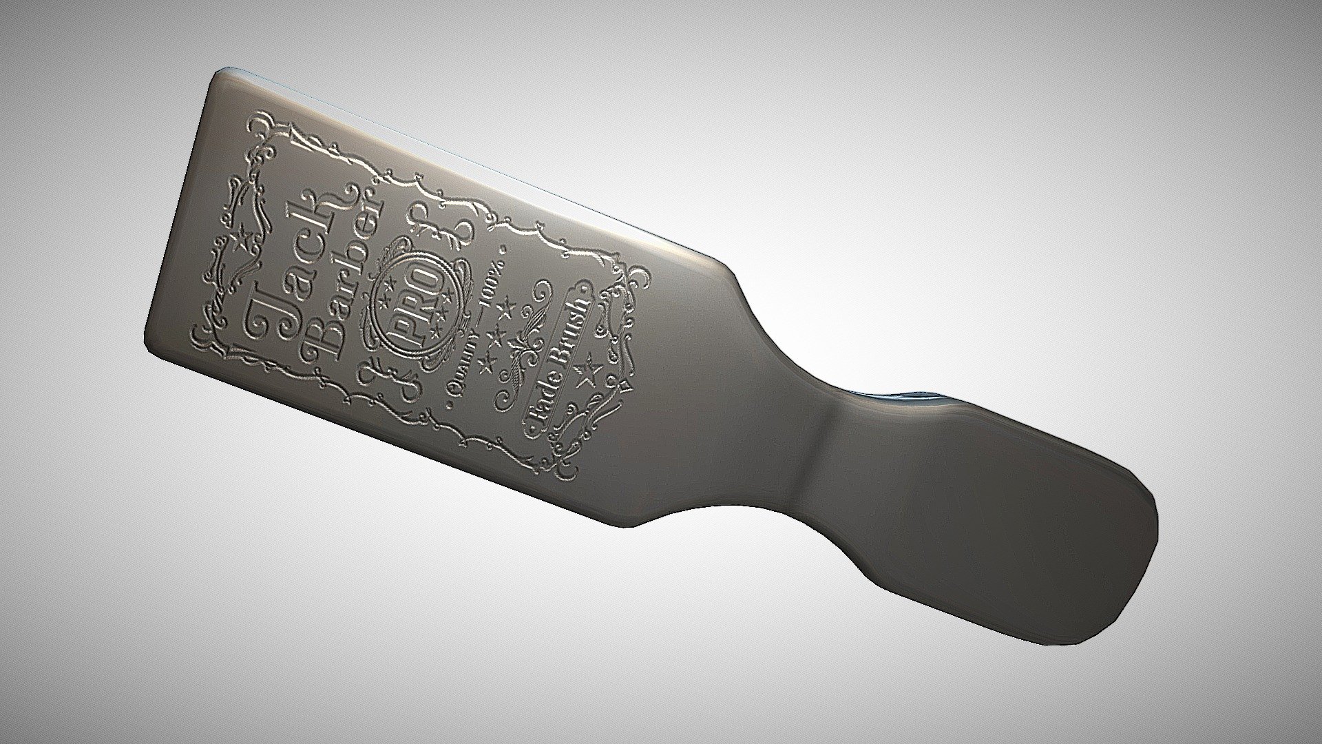 Jack Barber pro fade brush - 3D model by YoSoy3D (@curso3dmaxonline ...