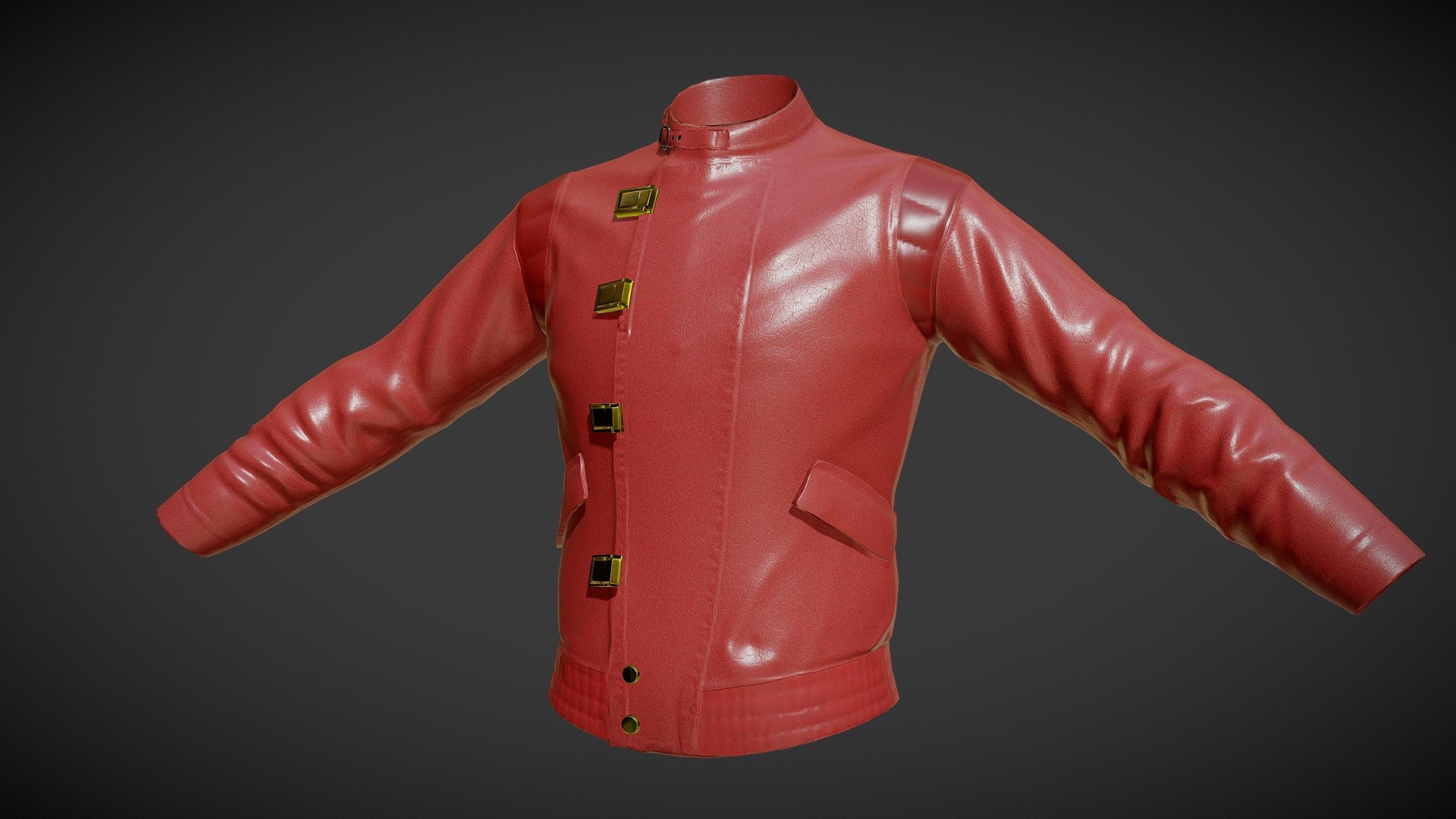 Akira Kaneda Jacket - AGC - 3D model by Shakir Shelby (@ShakirShelby) [33b9e4f] - Sketchfab