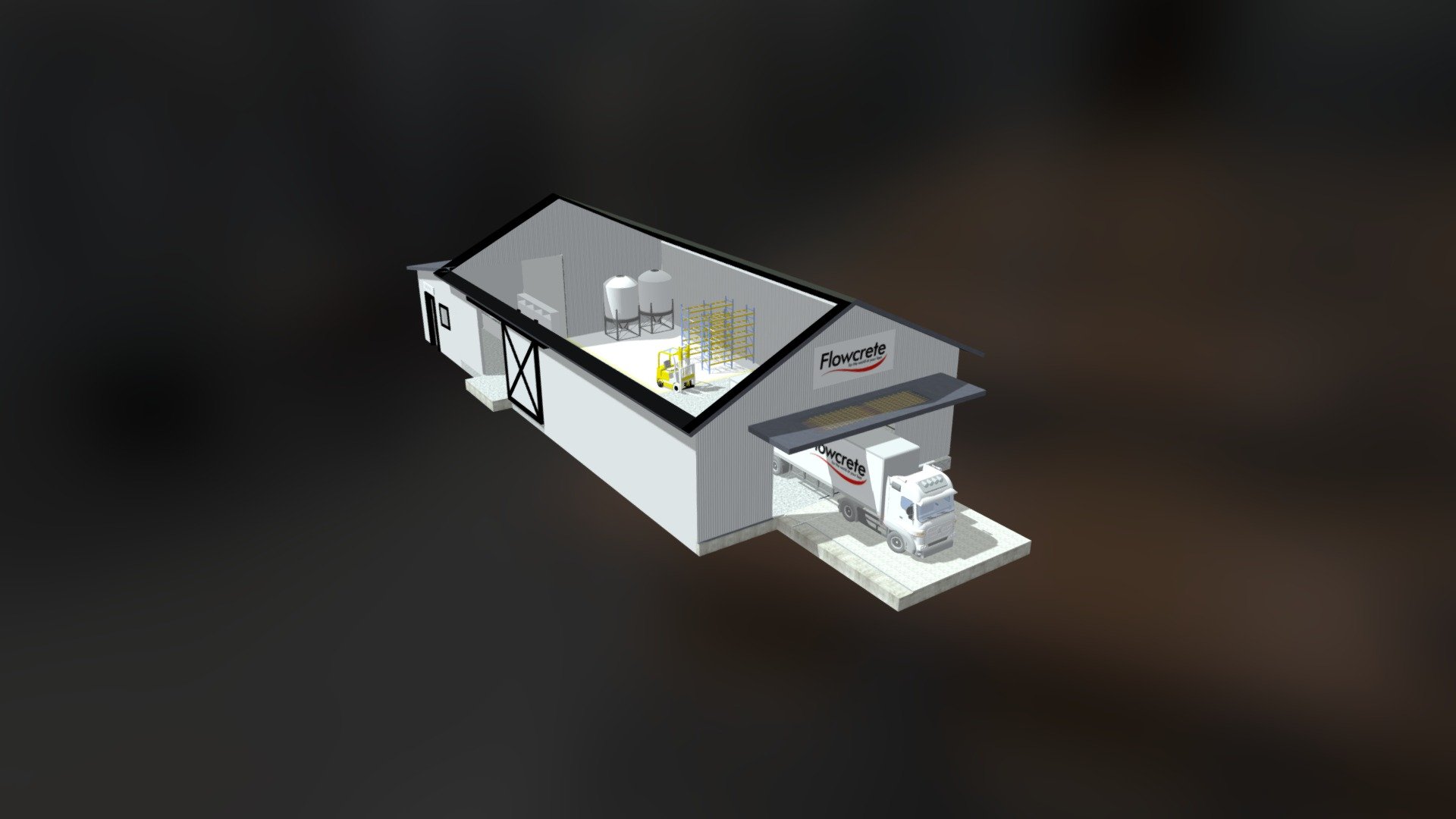 [India] Interactive 3D Model - Manufacturing - 3D model by Flowcrete ...