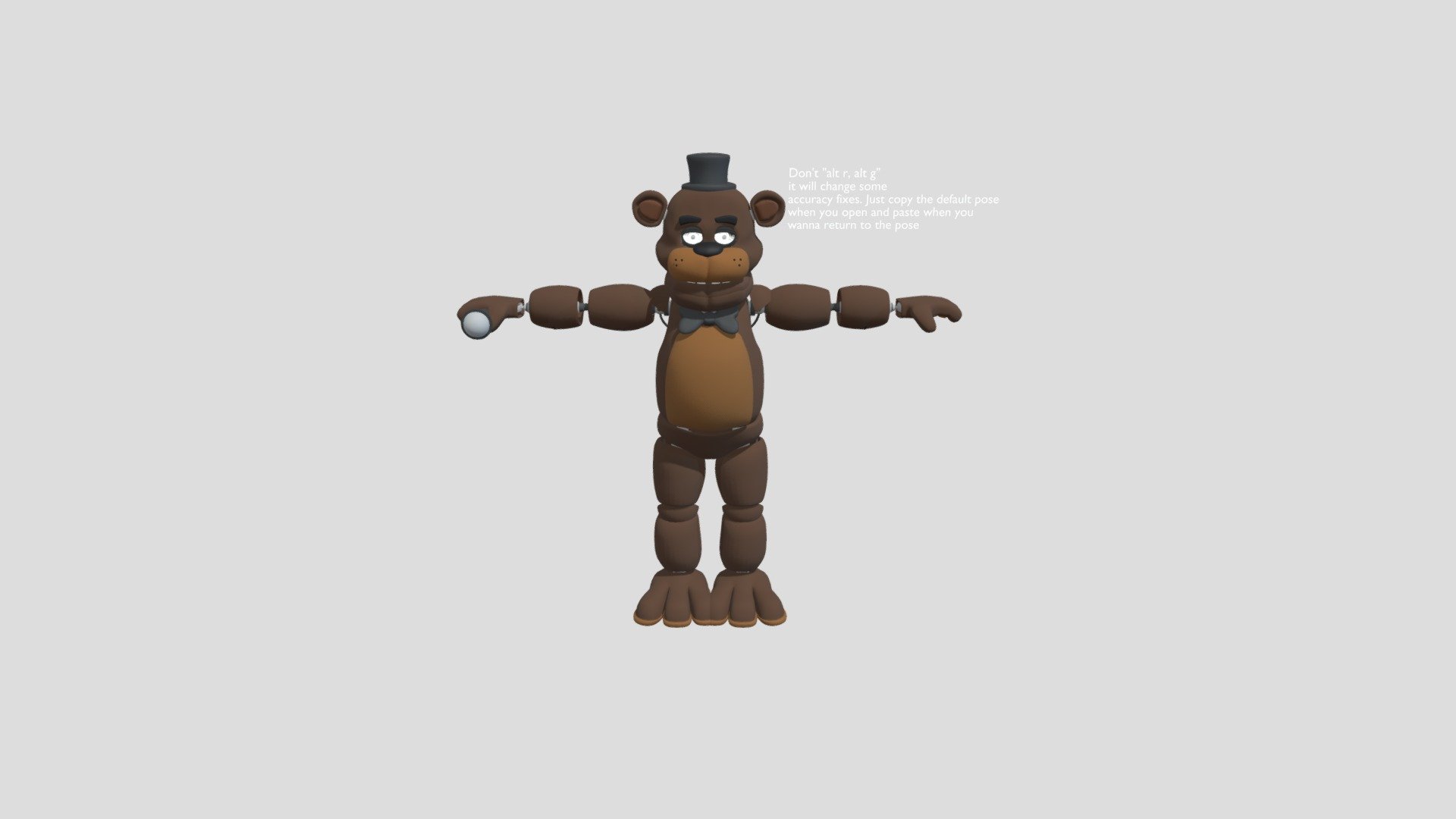FreddyTeamVR Re upload - Download Free 3D model by MaxLanGTC ...