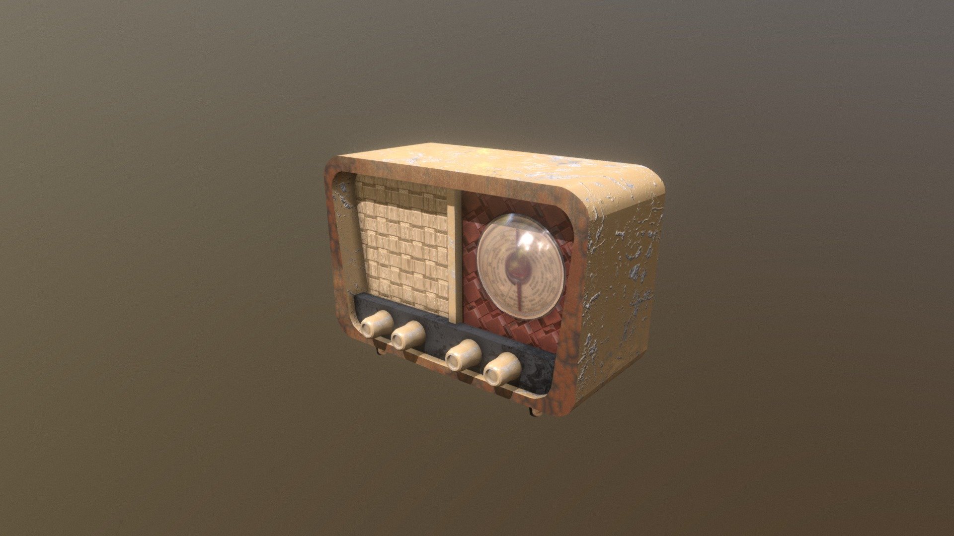 Radio Vintage - Download Free 3D model by lostshadow [33bb6ab] - Sketchfab