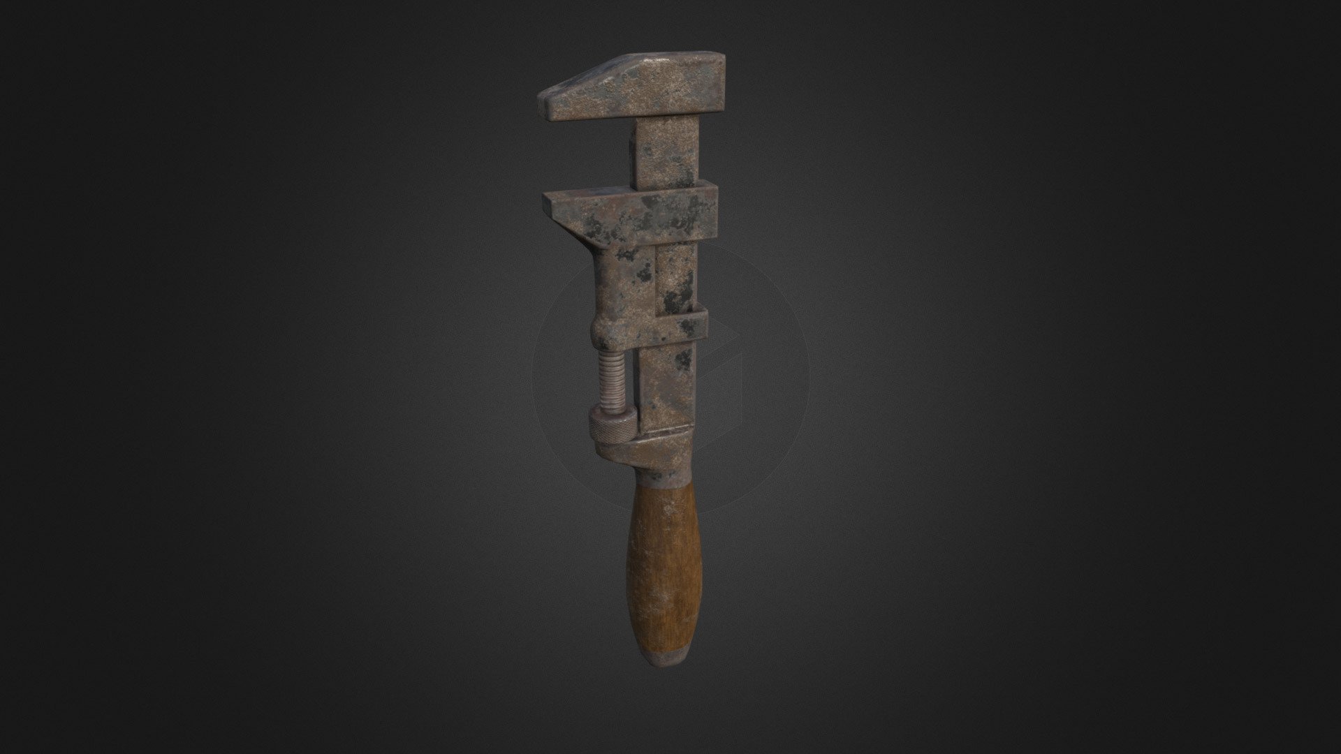 Old Rusty Wrench - 3D model by Çağatay Baltacı (@cbaltaci27) [33bb82a ...