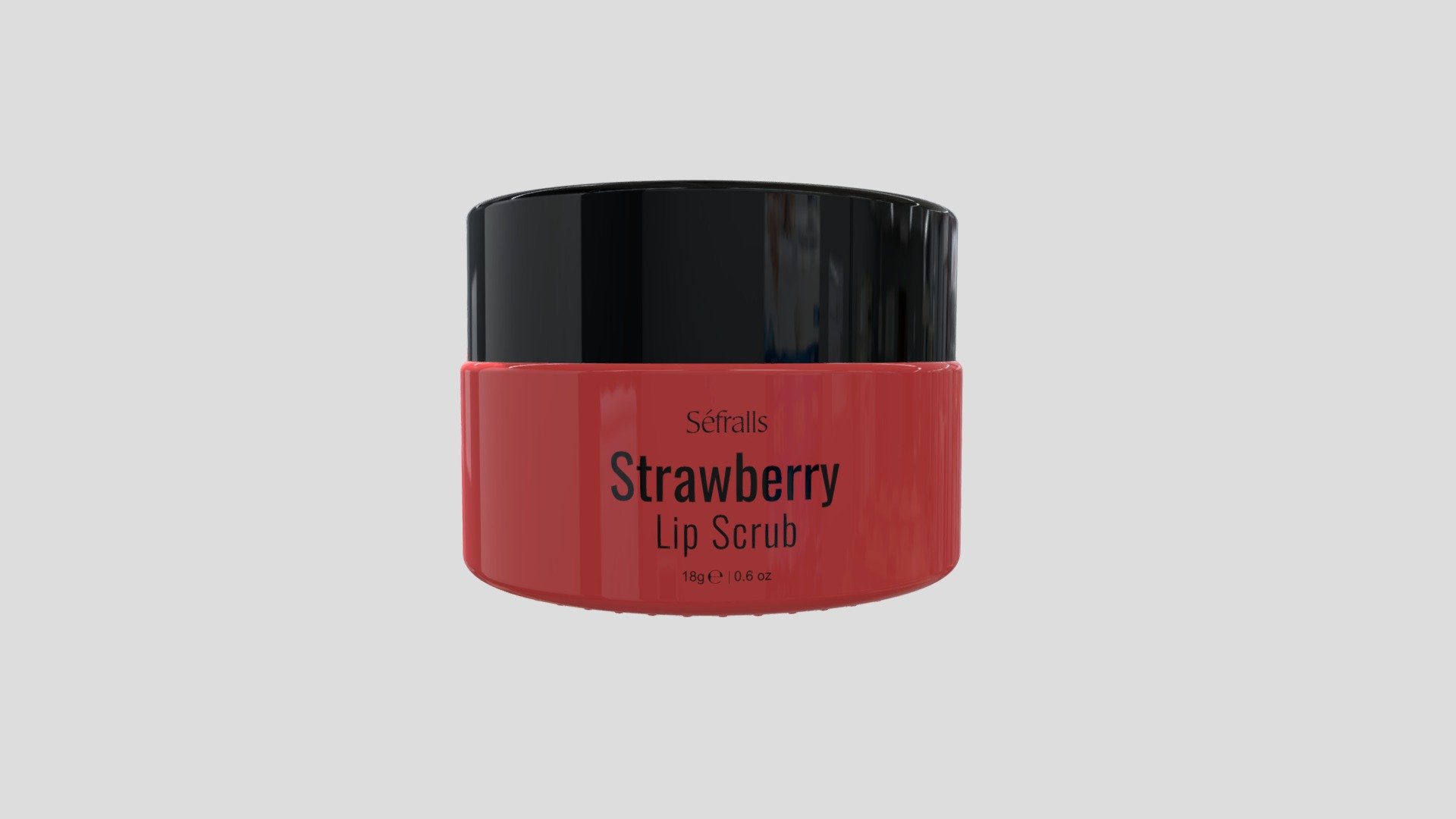 Strawberry lip scrub - 3D model by huangjingyunhello [33bbdab] - Sketchfab