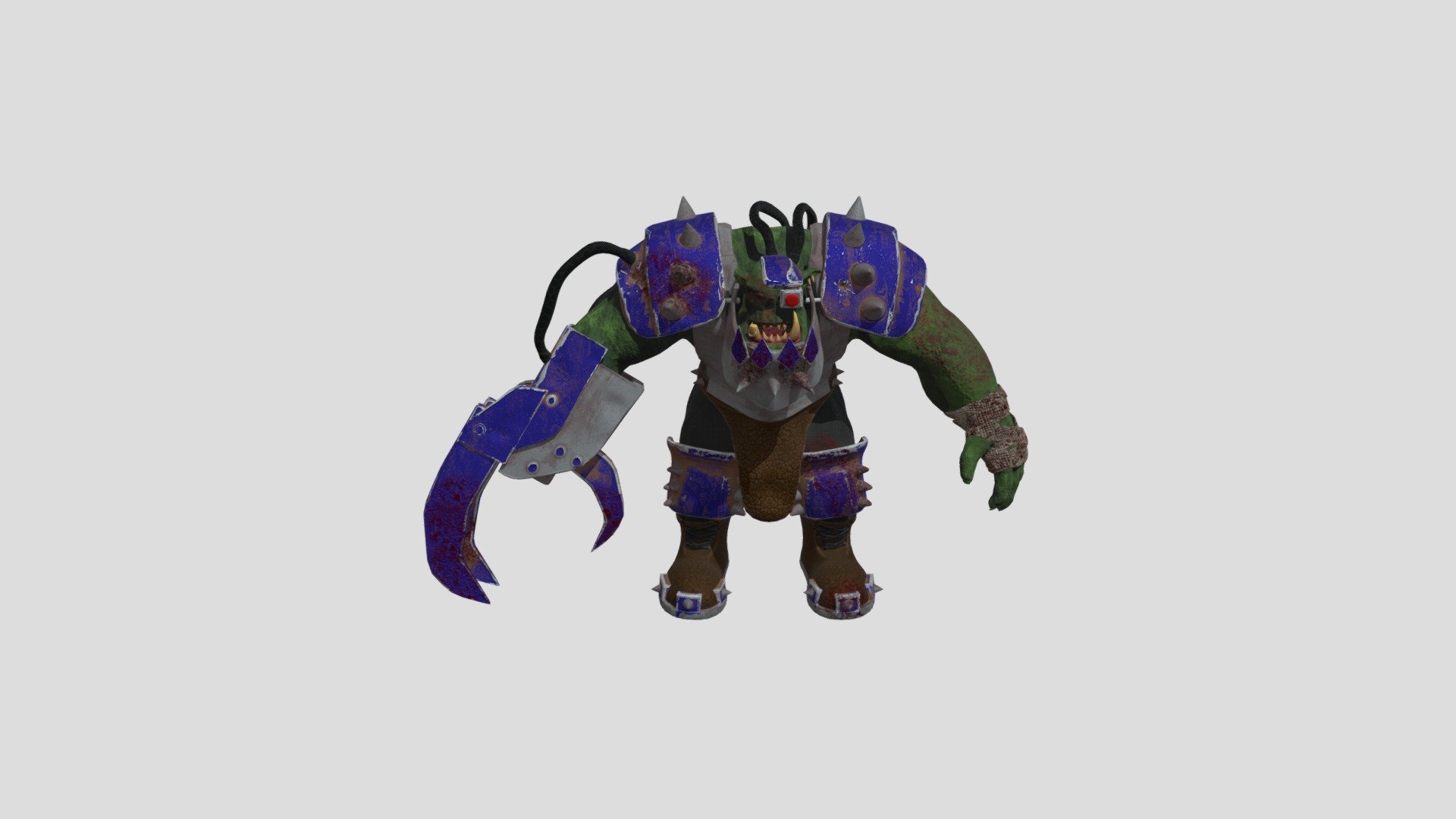 Ork War Boss - 3D model by BigJak [33bc2ee] - Sketchfab